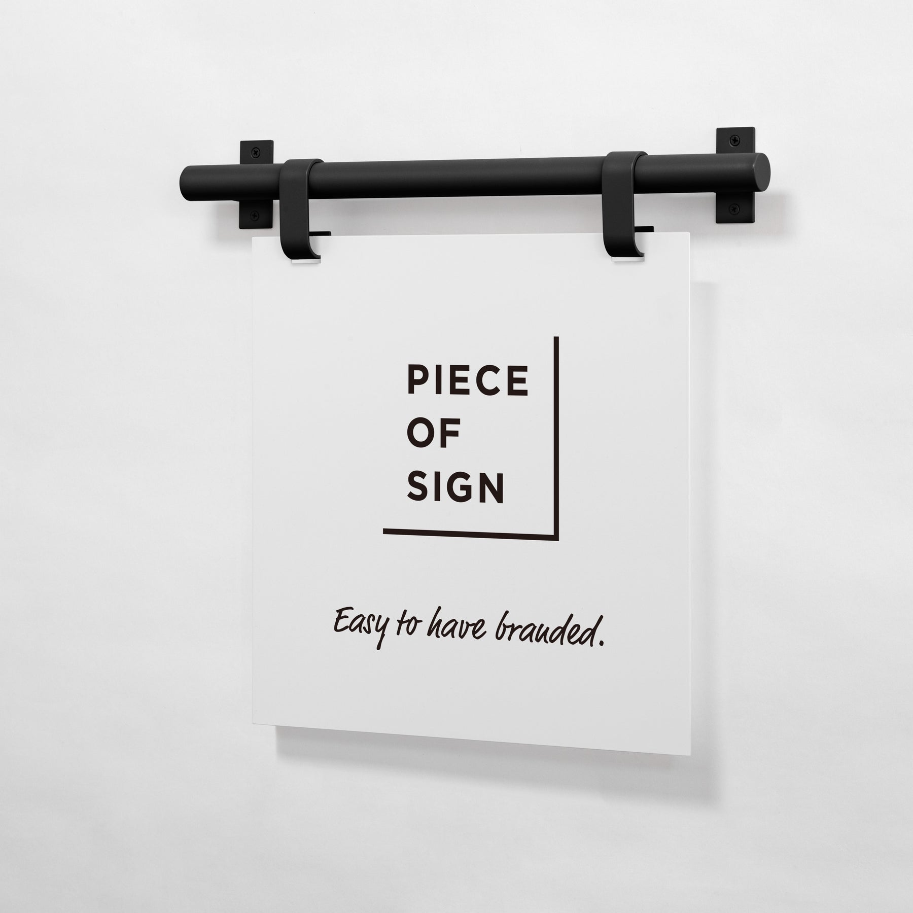 Hanging wall sign - SQUARE - 16" × 16"