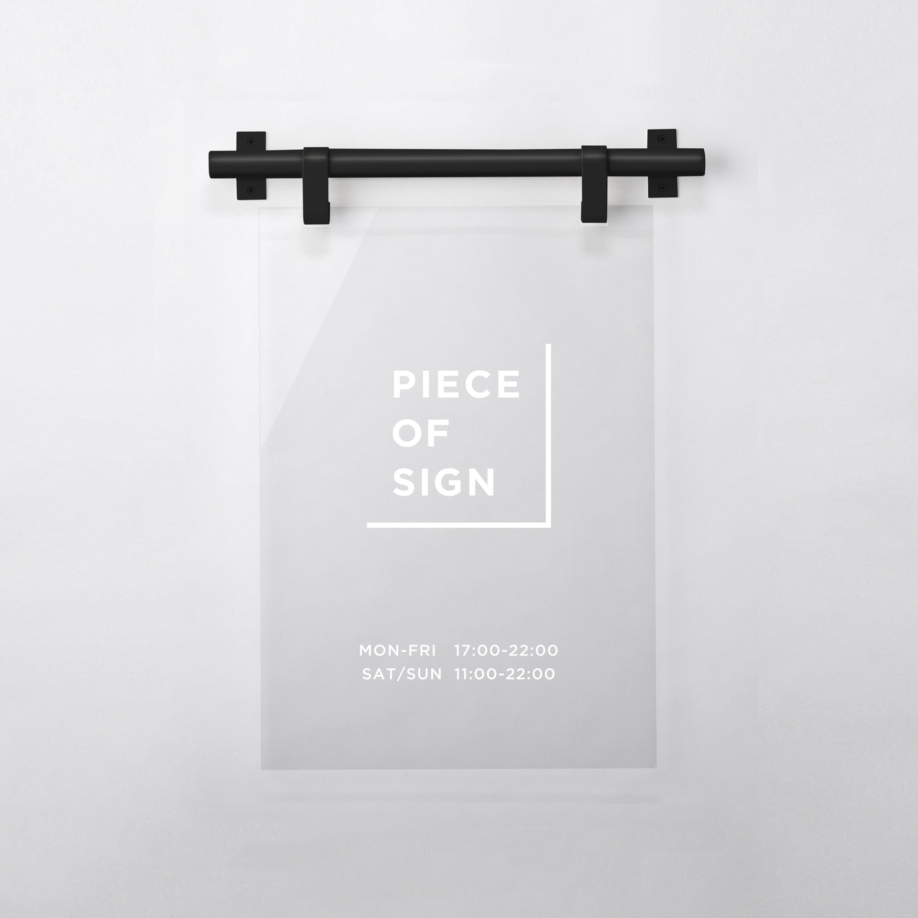 Hanging Wall Sign L-SIZE