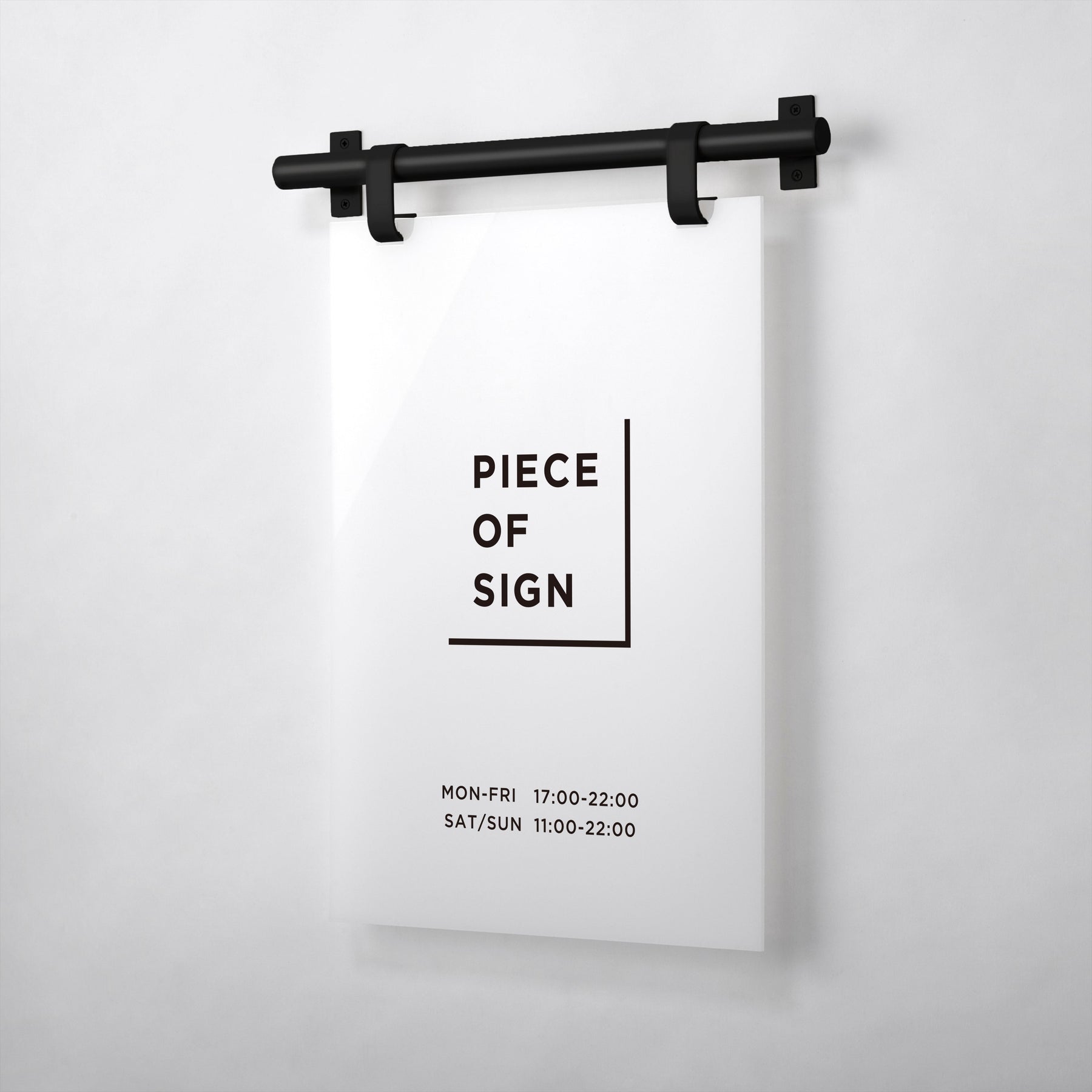 Hanging Wall Sign L-SIZE