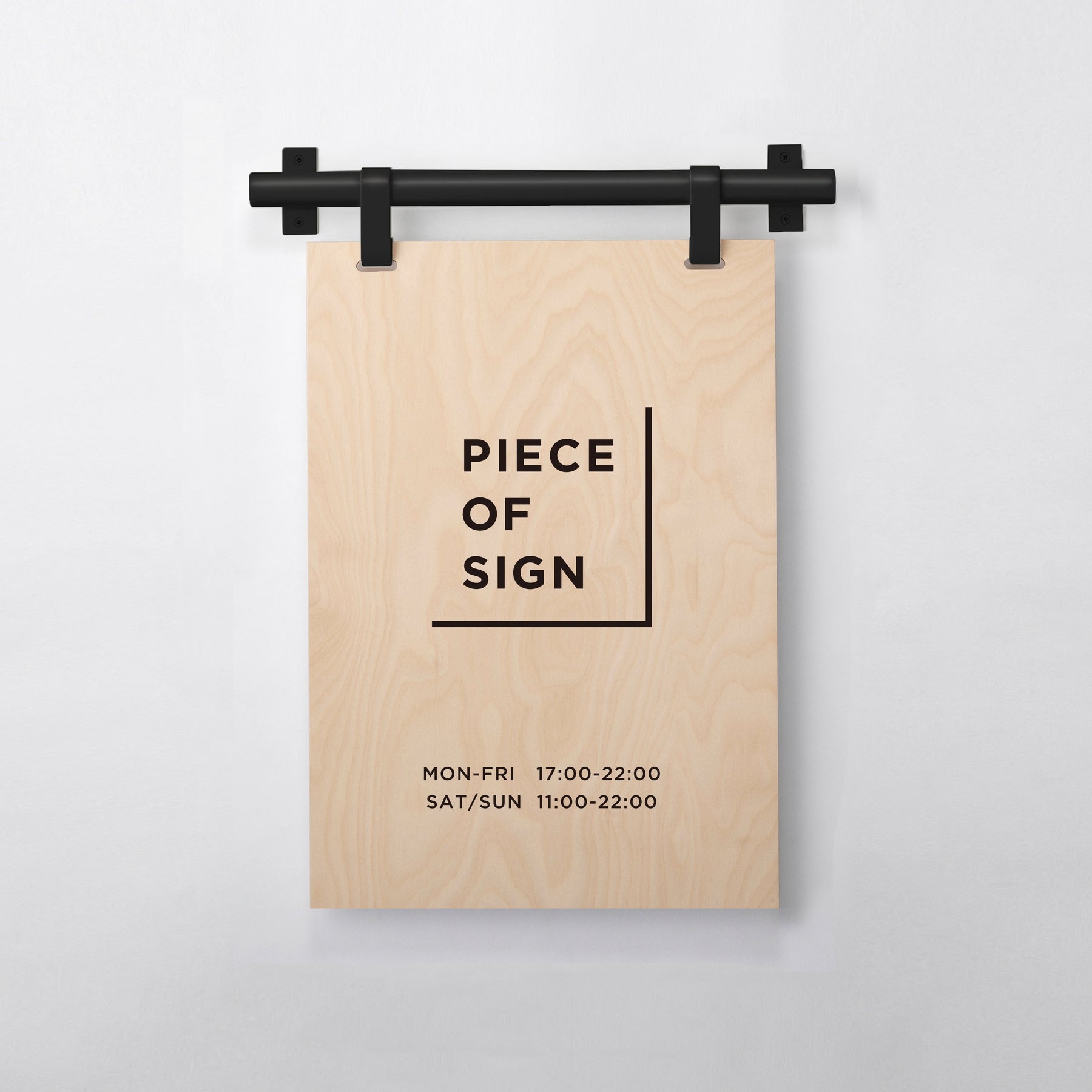 Hanging Wall Sign L-SIZE