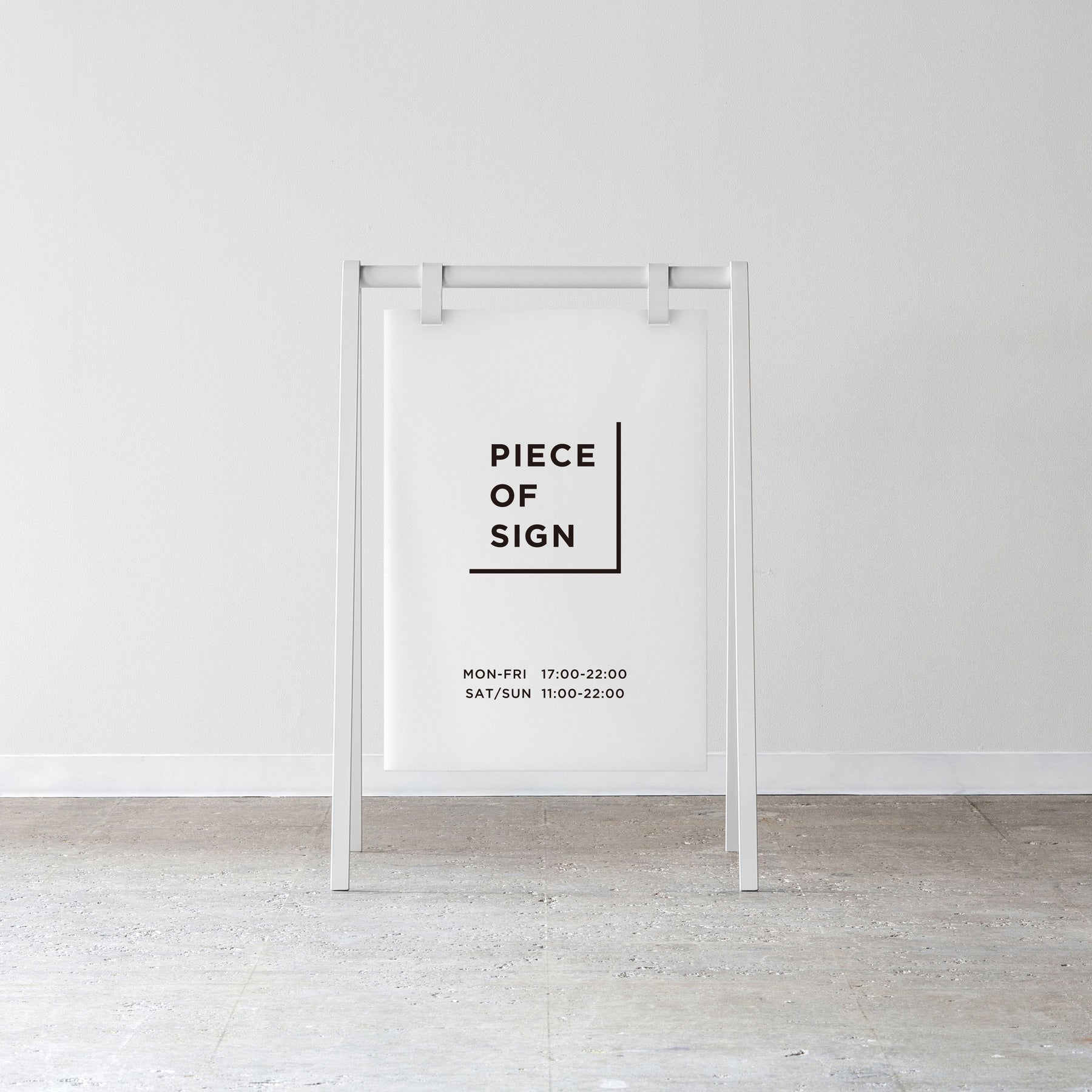 A-Frame Sidewalk Sign - Large