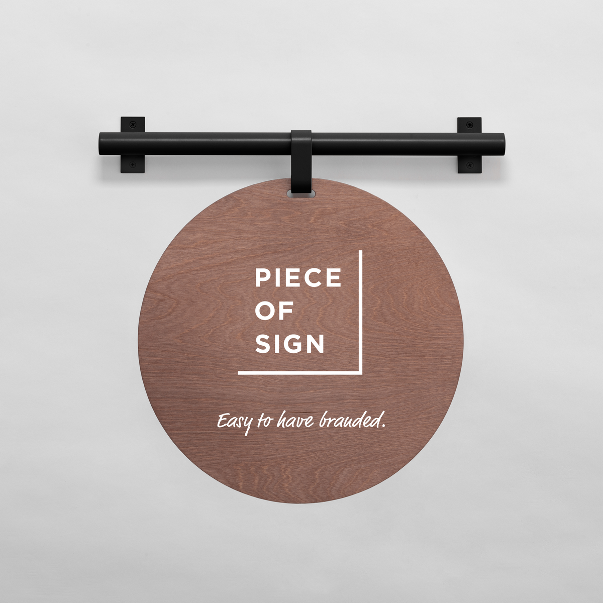 hanging wall sign - ROUND - 16"
