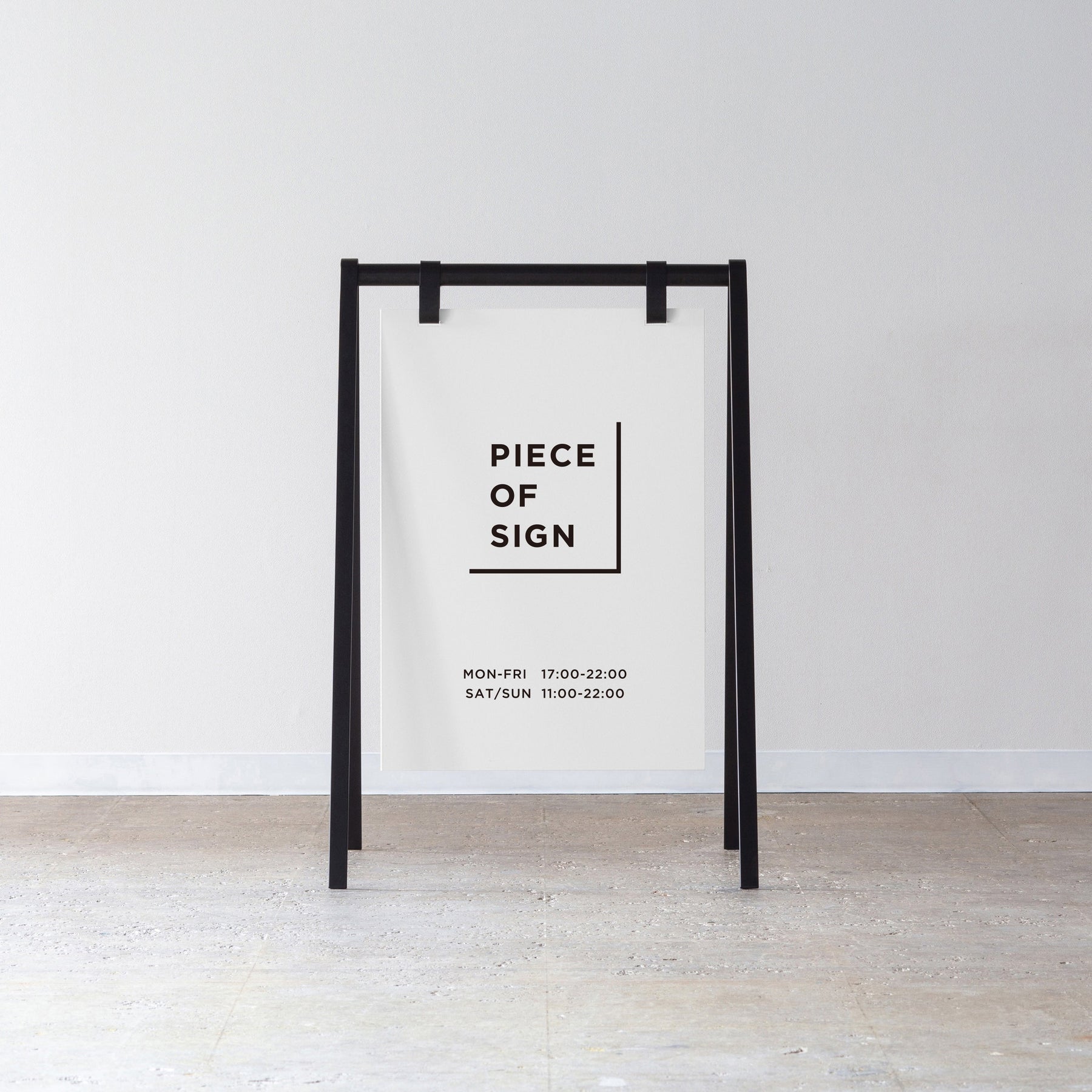 A-Frame Sidewalk Sign - Large