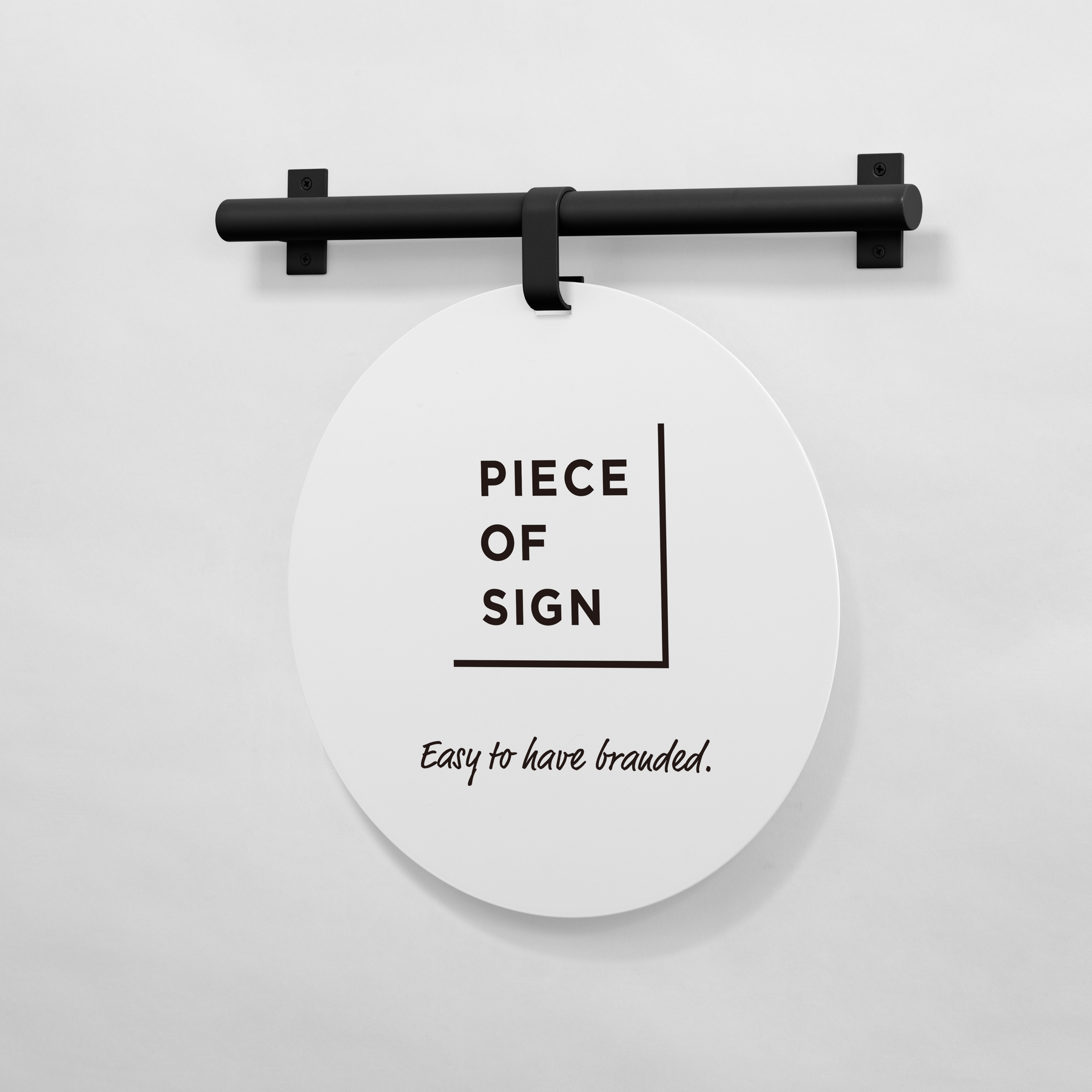 Hanging Wall Sign - ROUND - 16"
