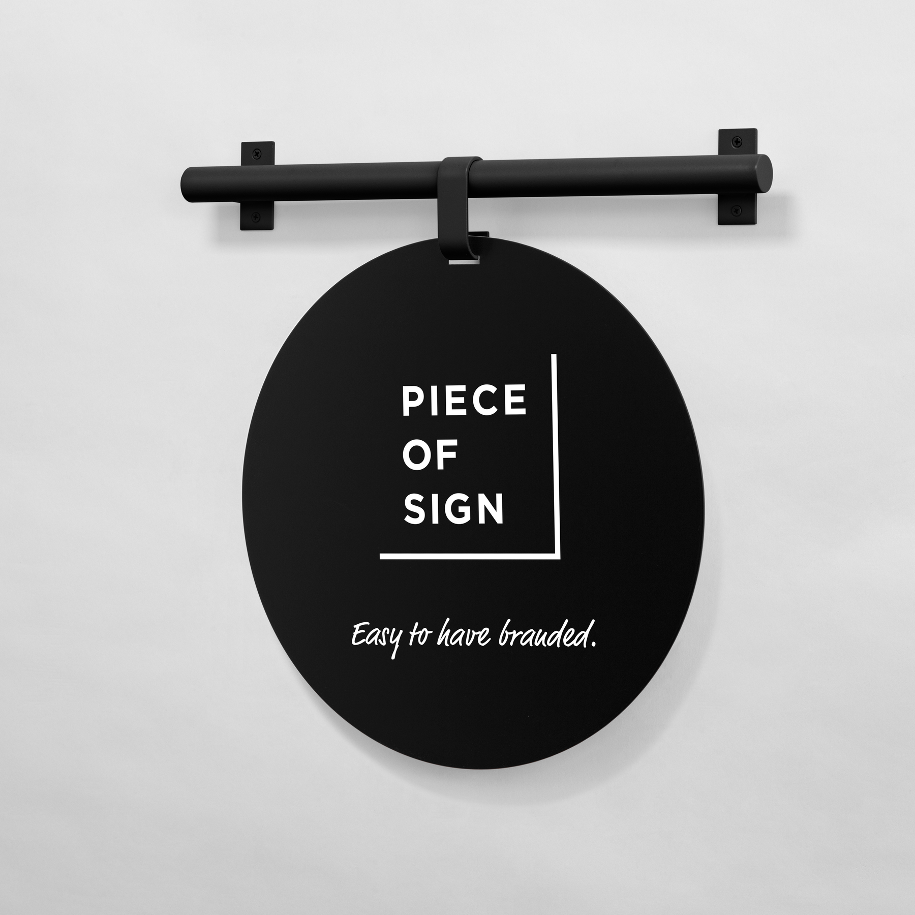 Hanging Wall Sign - ROUND - 16"