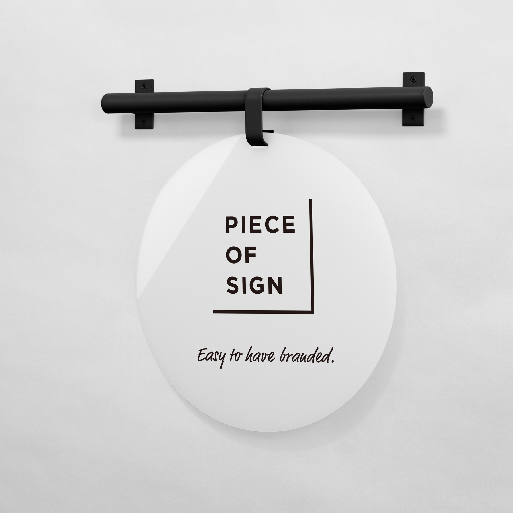 Hanging Wall Sign - ROUND - 16"