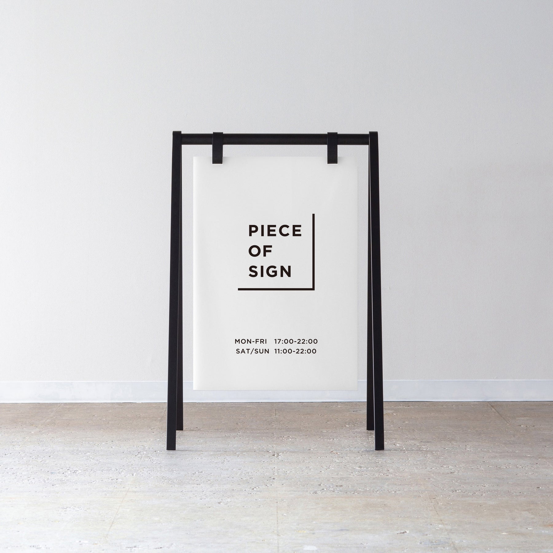 A-Frame Sidewalk Sign - Large