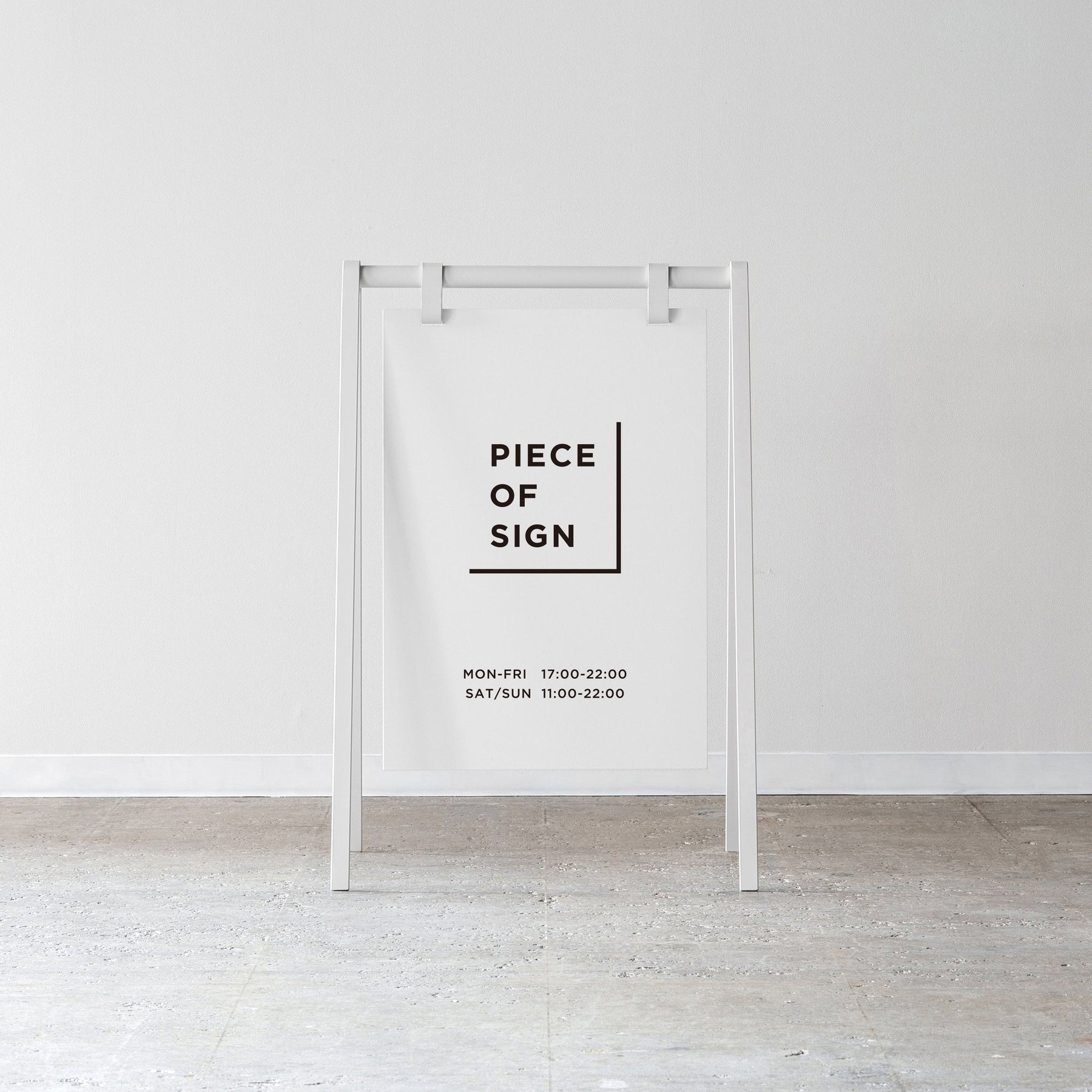 A-Frame Sidewalk Sign - Large