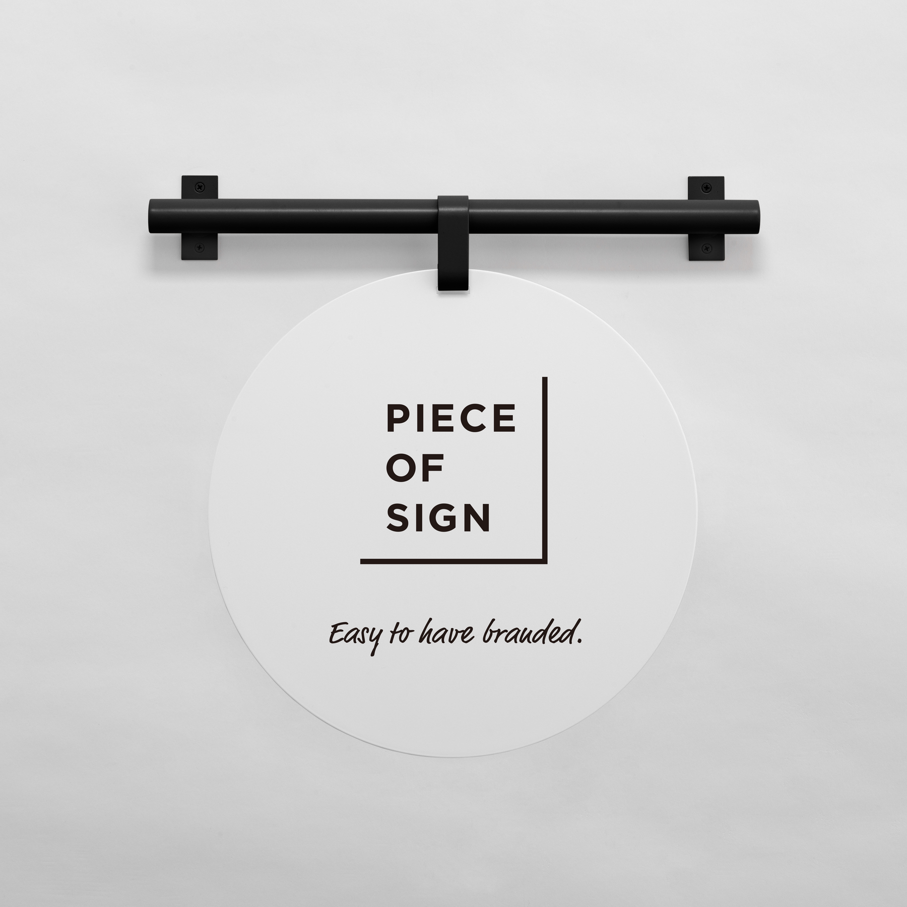 Hanging Wall Sign - ROUND - 16"