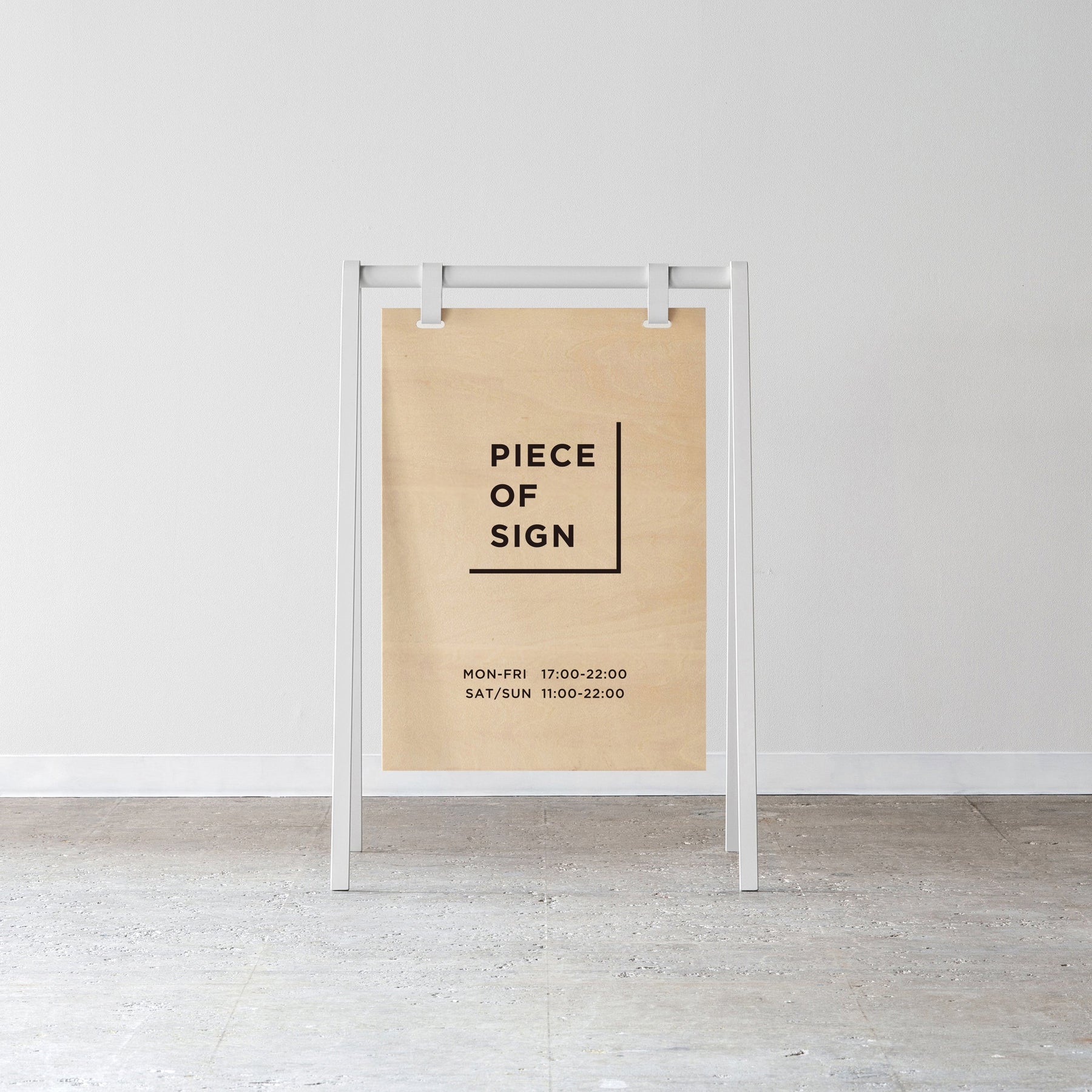 A-Frame Sidewalk Sign - Large