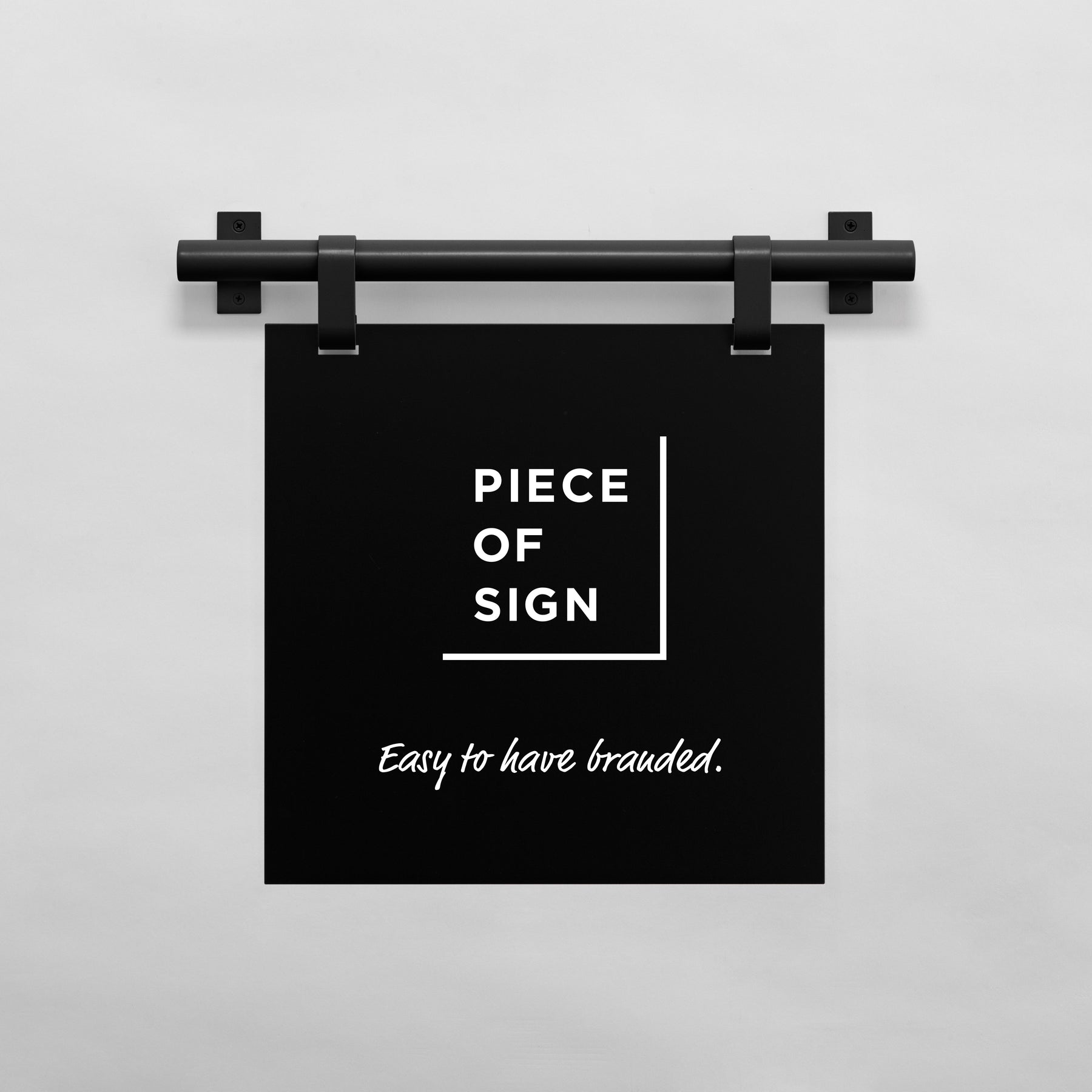 Hanging wall sign - SQUARE - 16" × 16"