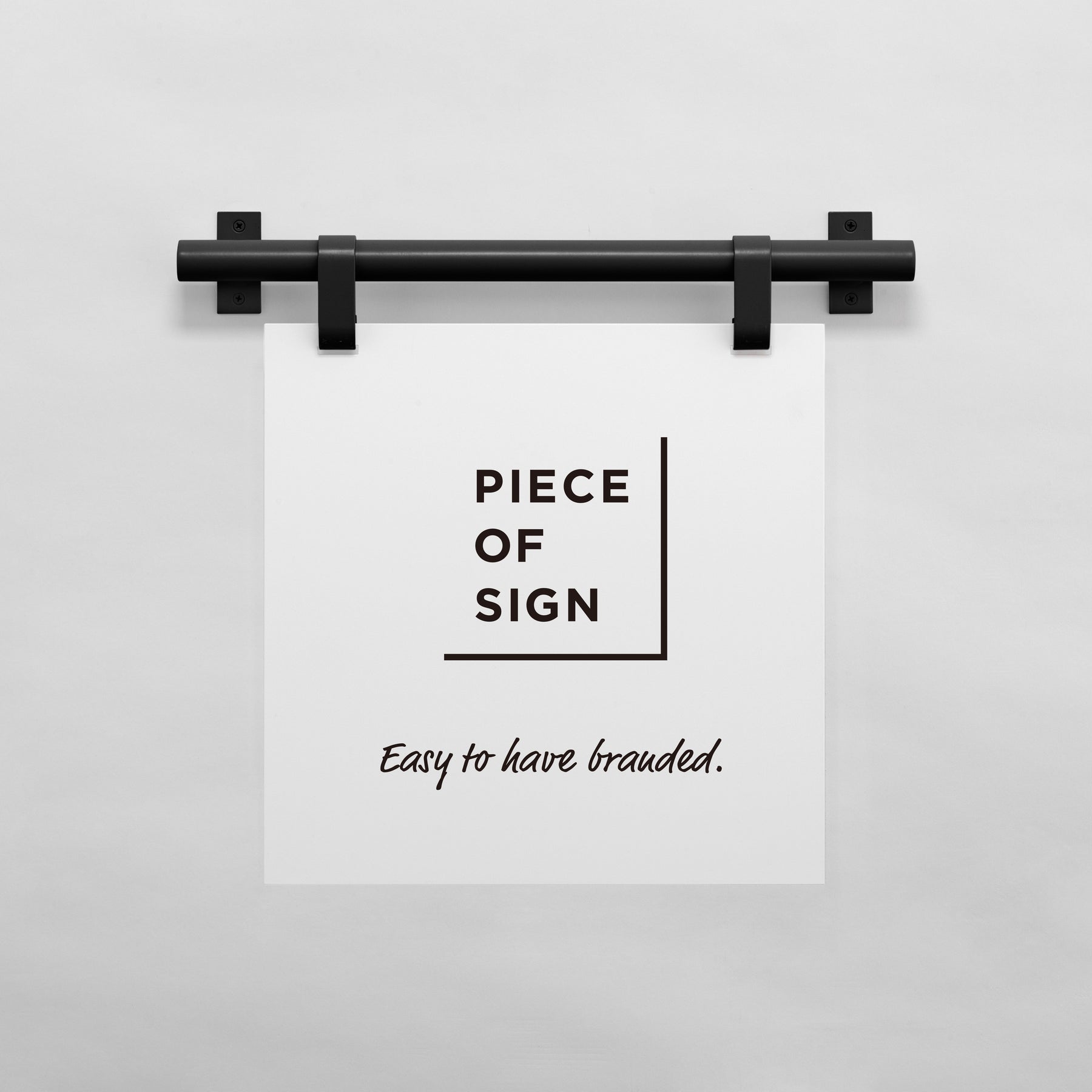 Hanging wall sign - SQUARE - 16" × 16"