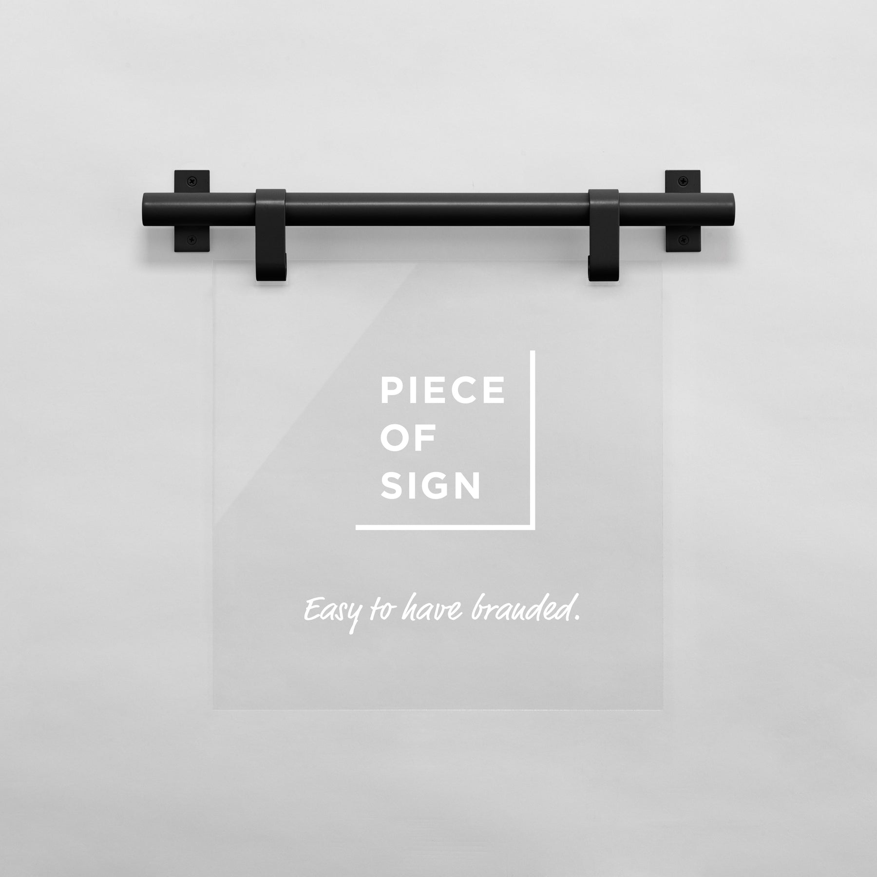 Hanging wall sign - SQUARE - 16" × 16"