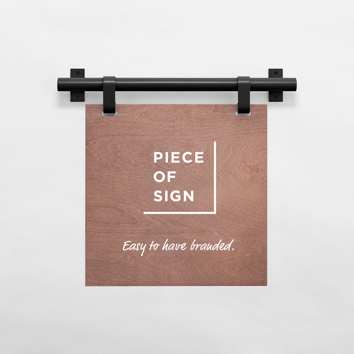 Hanging wall sign - SQUARE - 16" × 16"