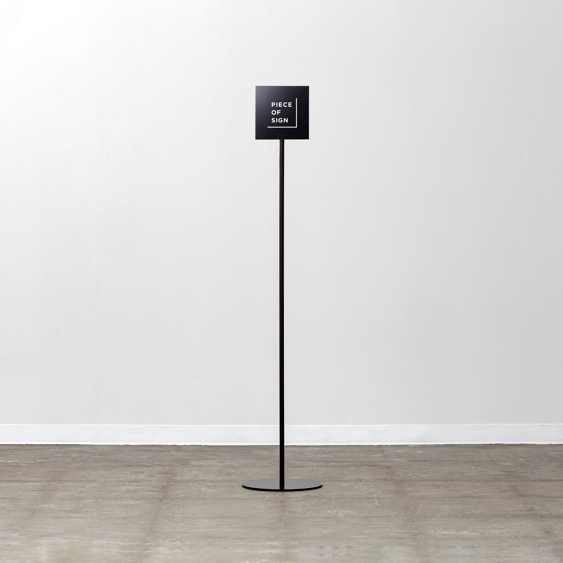 Pole Sign - BLACK