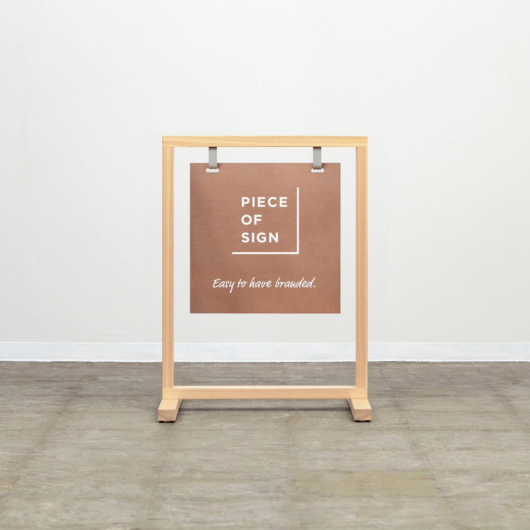 Wood Frame Sidewalk Sign