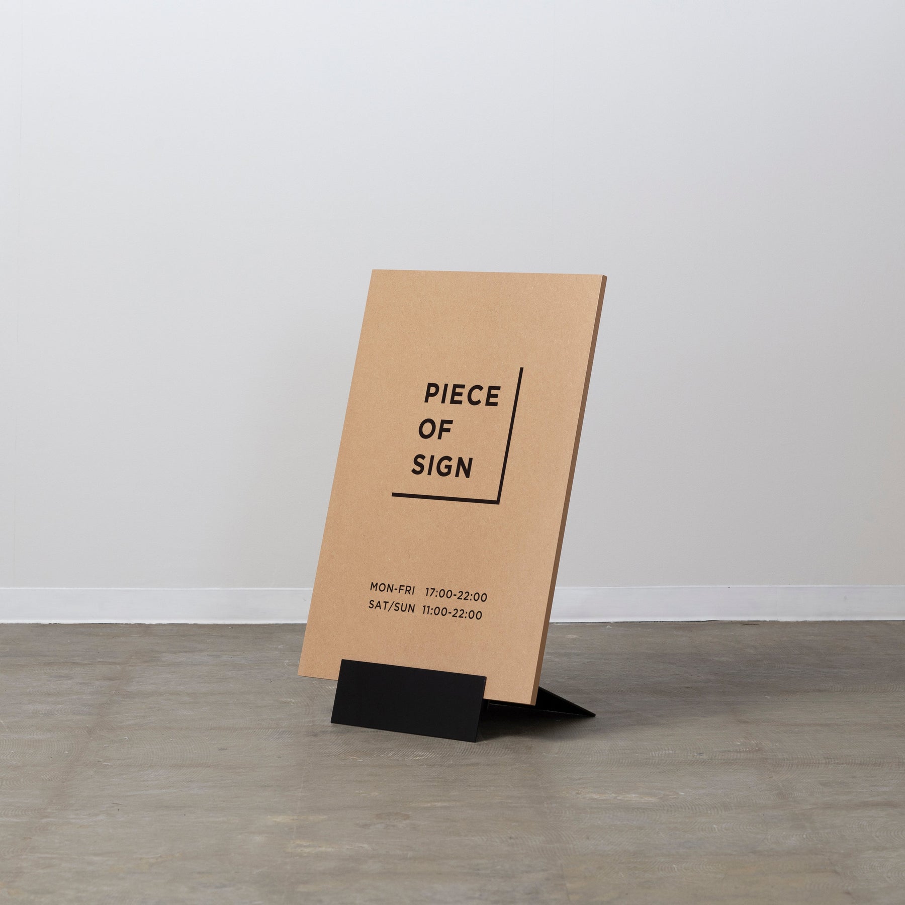 Minimal Base Standing Sign L-SIZE