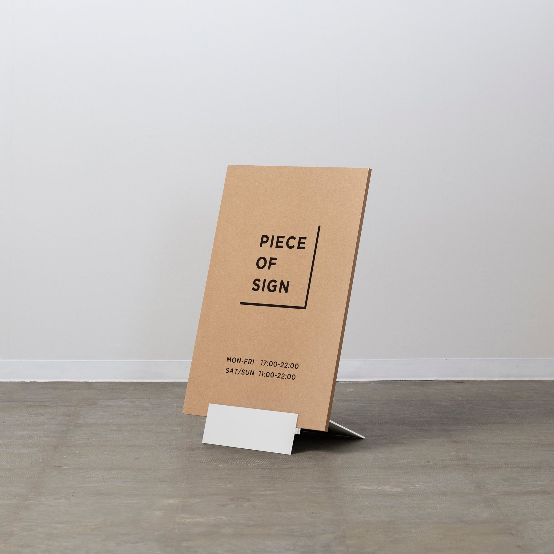 Minimal Base Standing Sign L-SIZE