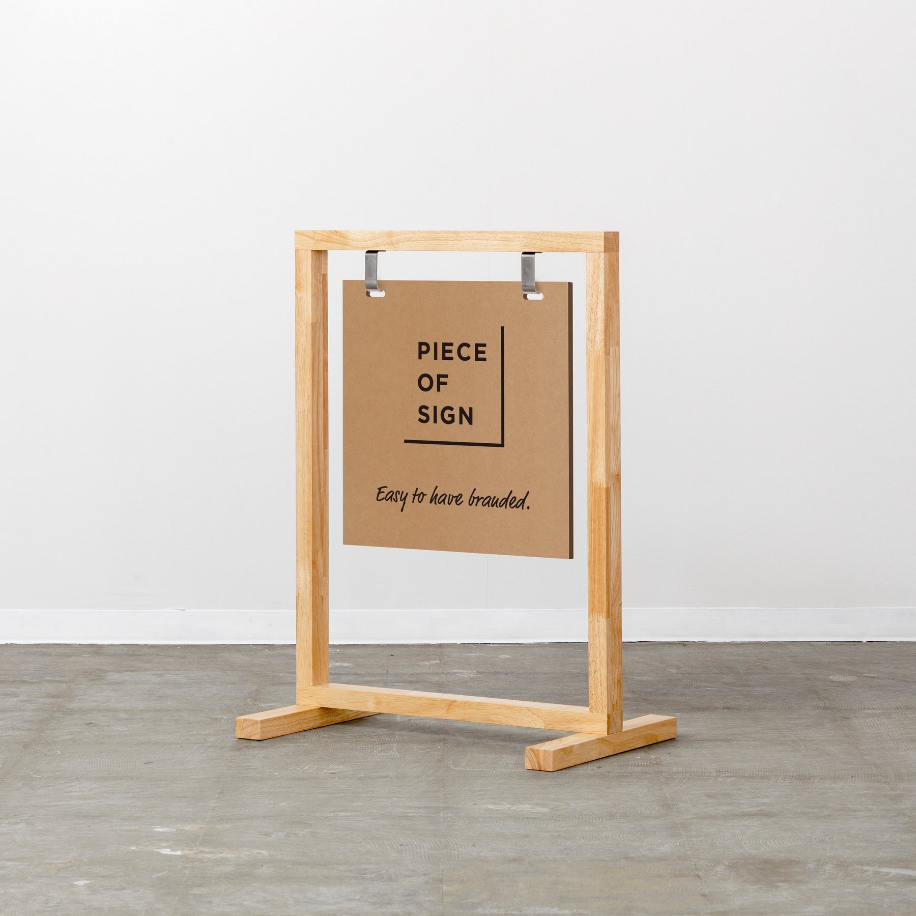 Wood Frame Sidewalk Sign