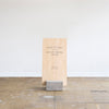 Block & Board Sidewalk Sign - 12" × 23"