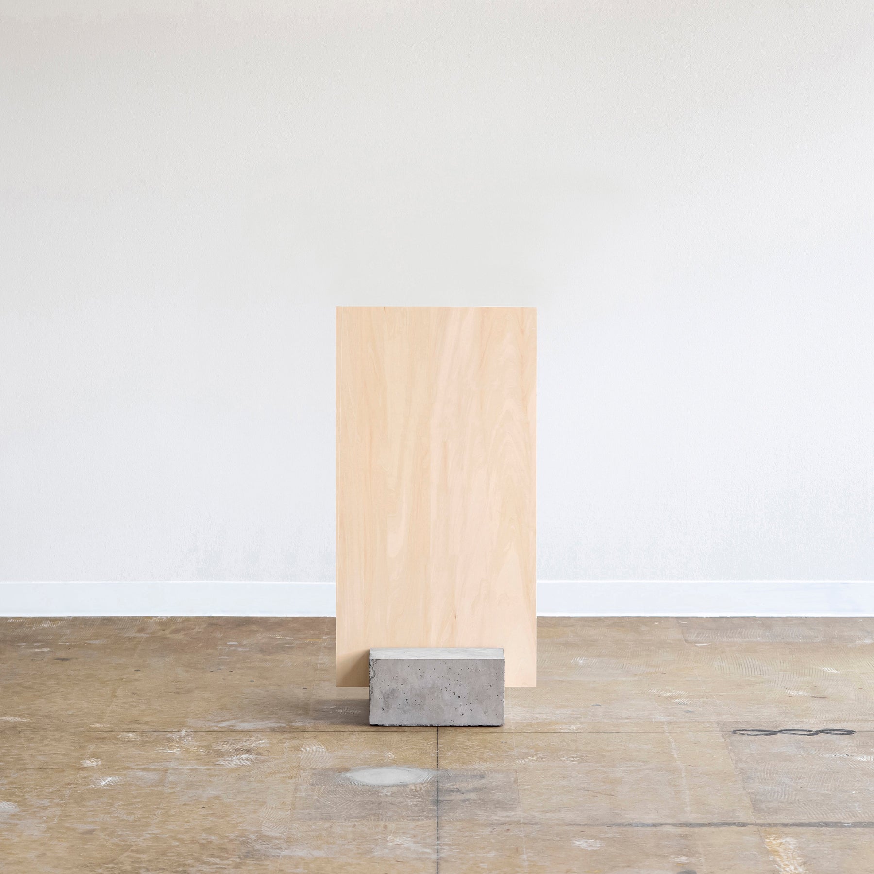 Block & Board Standing Sign - 12" × 23"