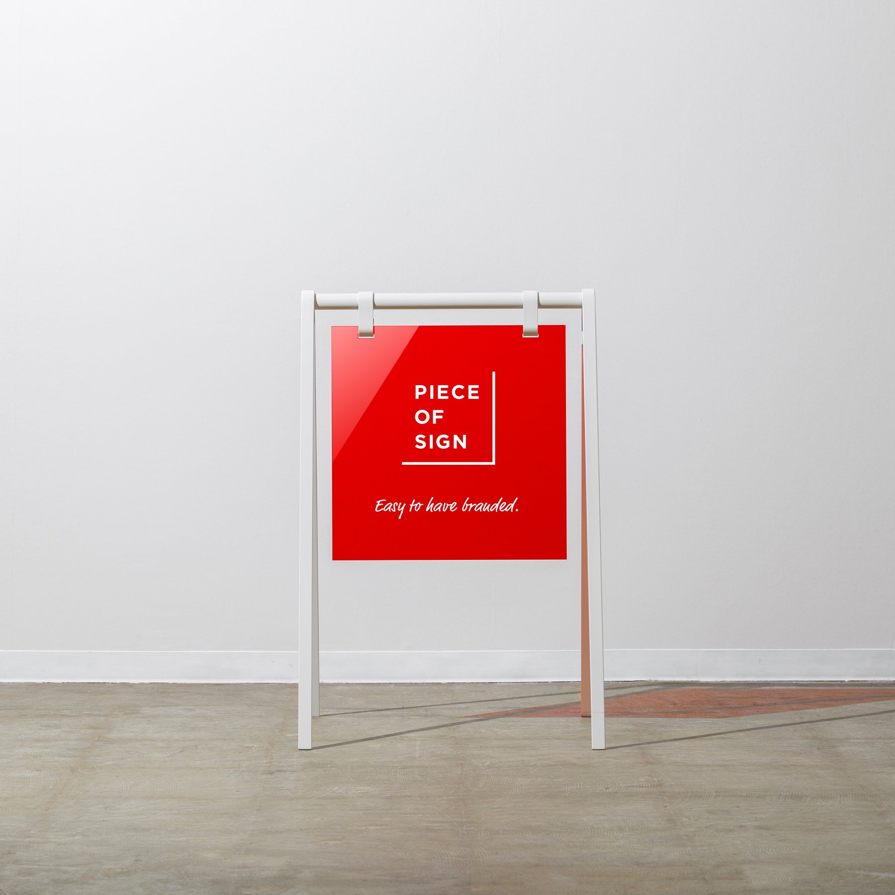 A-Frame Sidewalk Sign - Color Acrylic