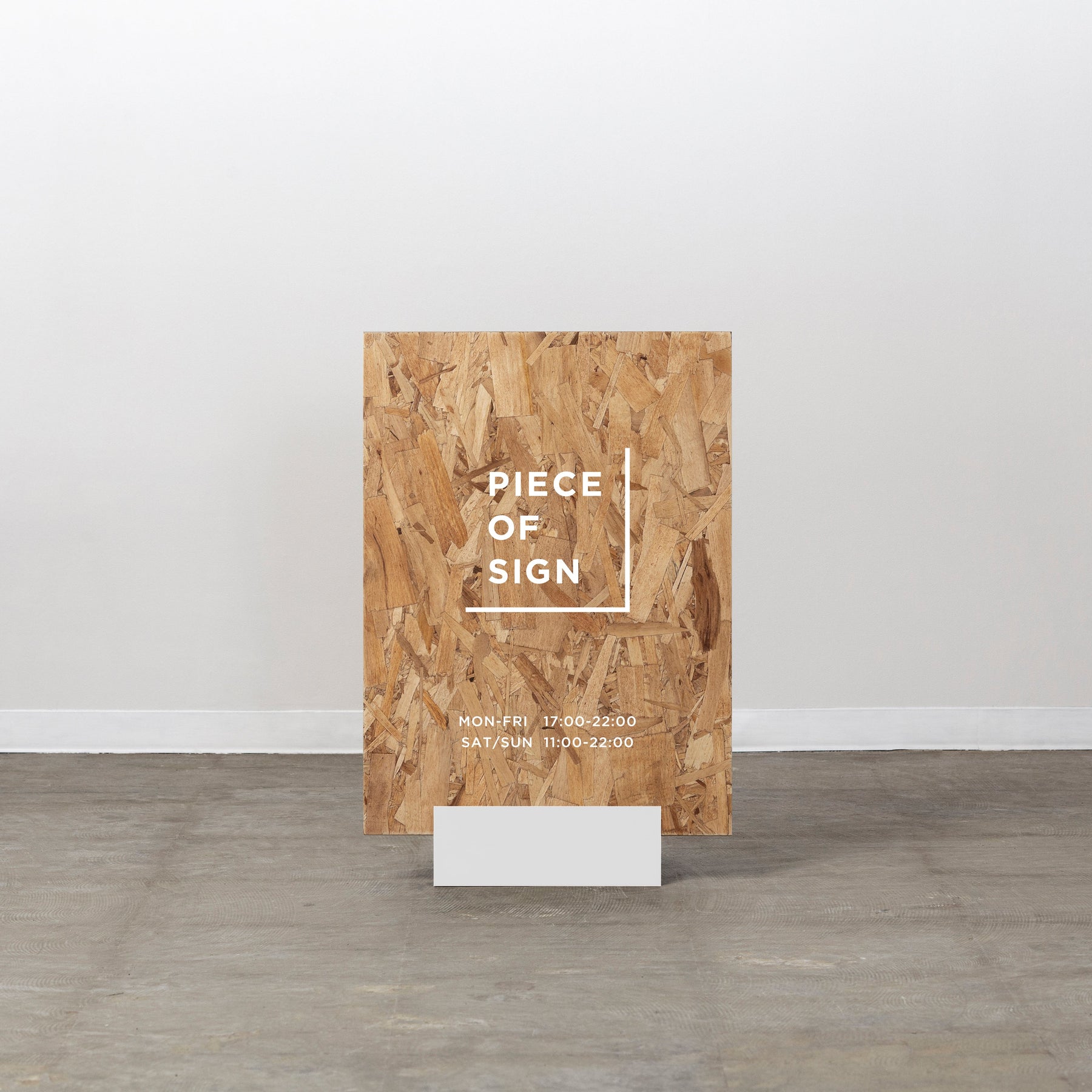 Minimal Base Standing Sign L-SIZE