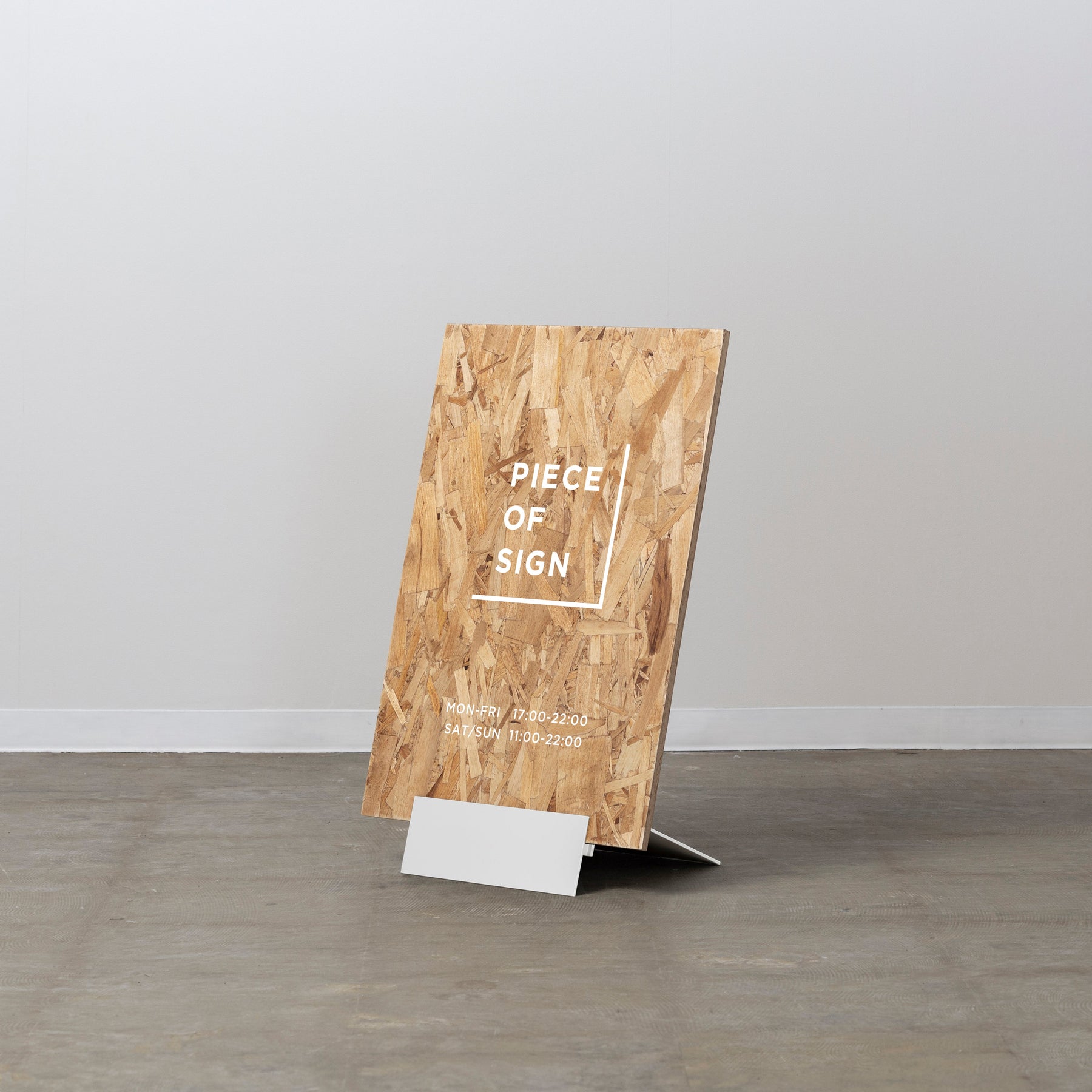 Minimal Base Standing Sign L-SIZE