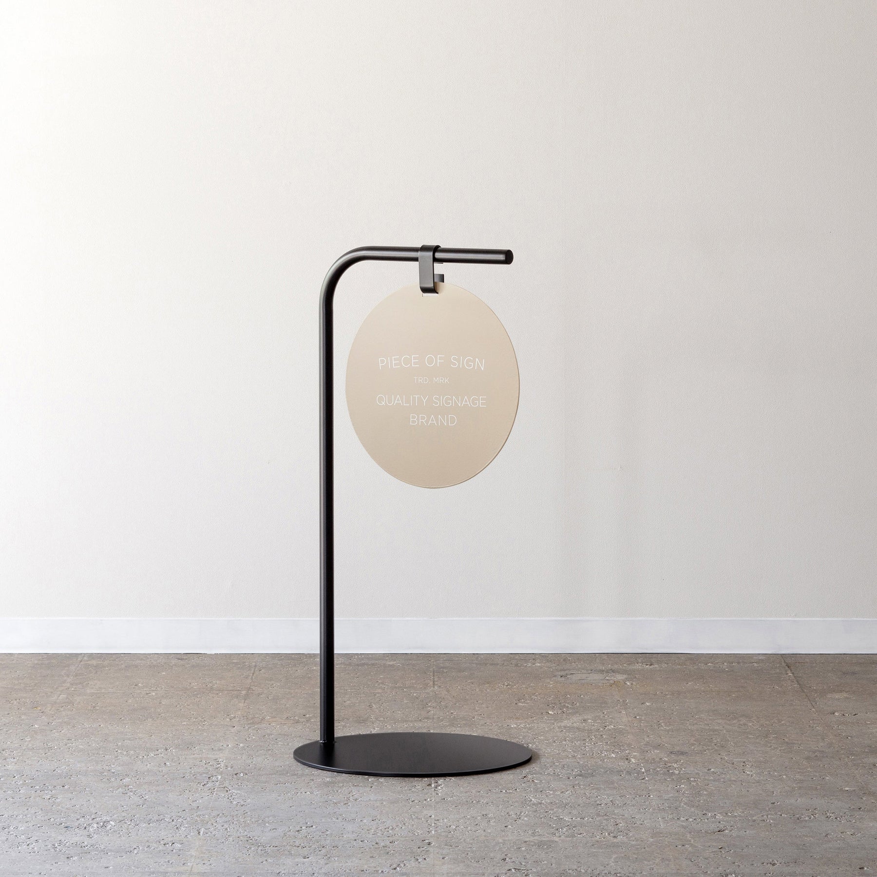 Rounded Sidewalk Sign - 12"