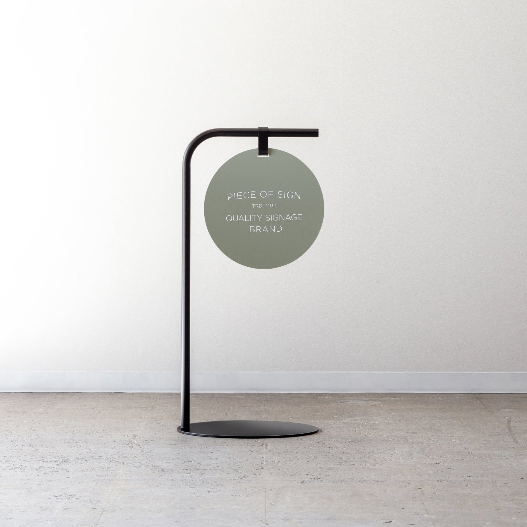Rounded Sidewalk Sign - 12"