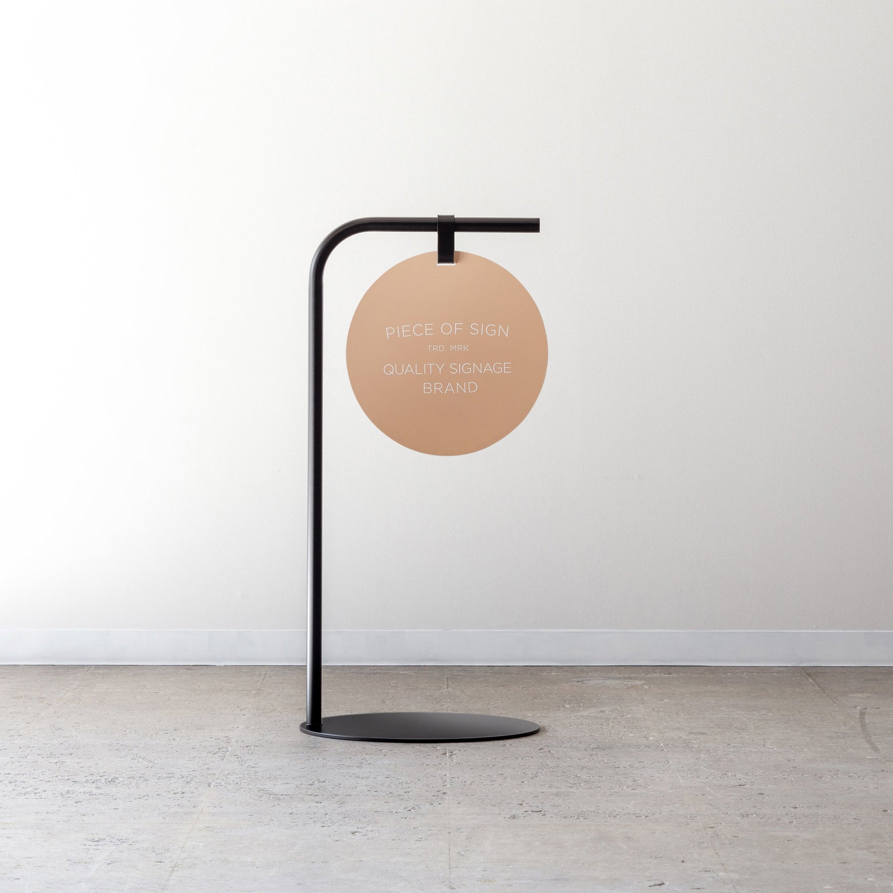 Rounded Sidewalk Sign - 12"