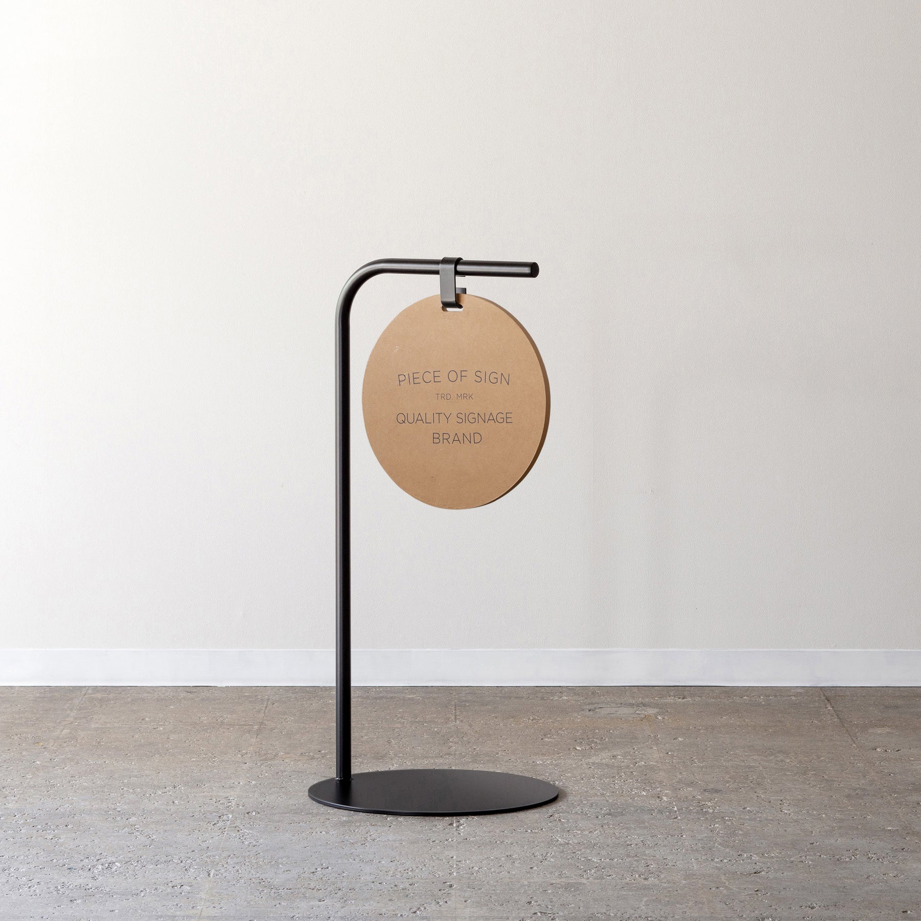 Rounded Sidewalk Sign - 12"