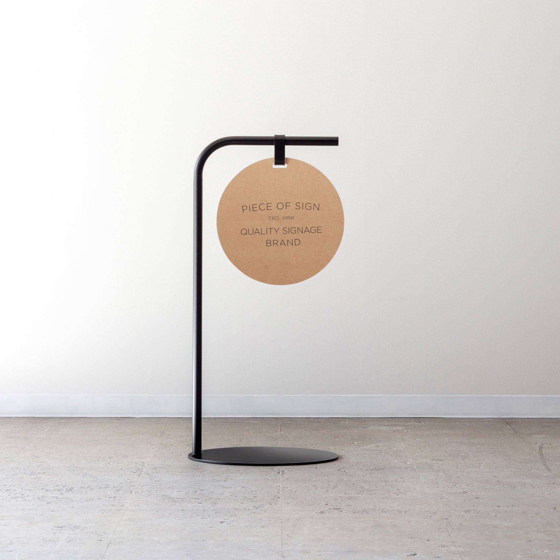 Rounded Sidewalk Sign - 12"
