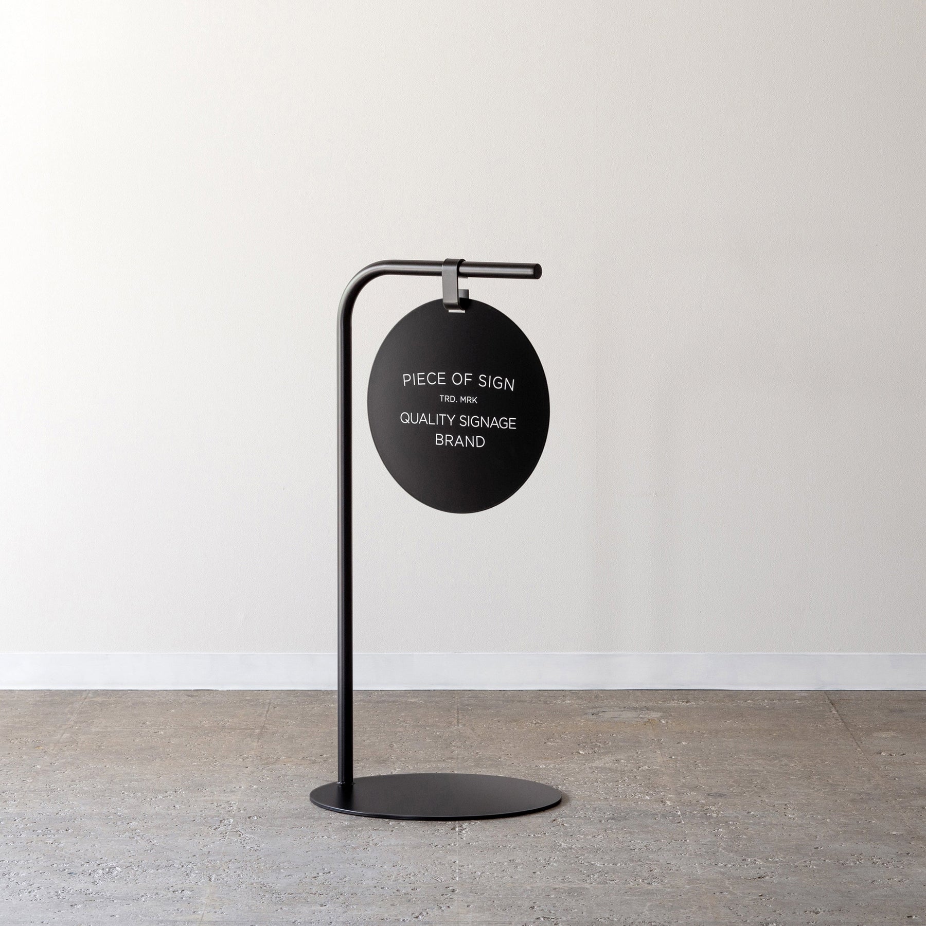 Rounded Sidewalk Sign - 12"