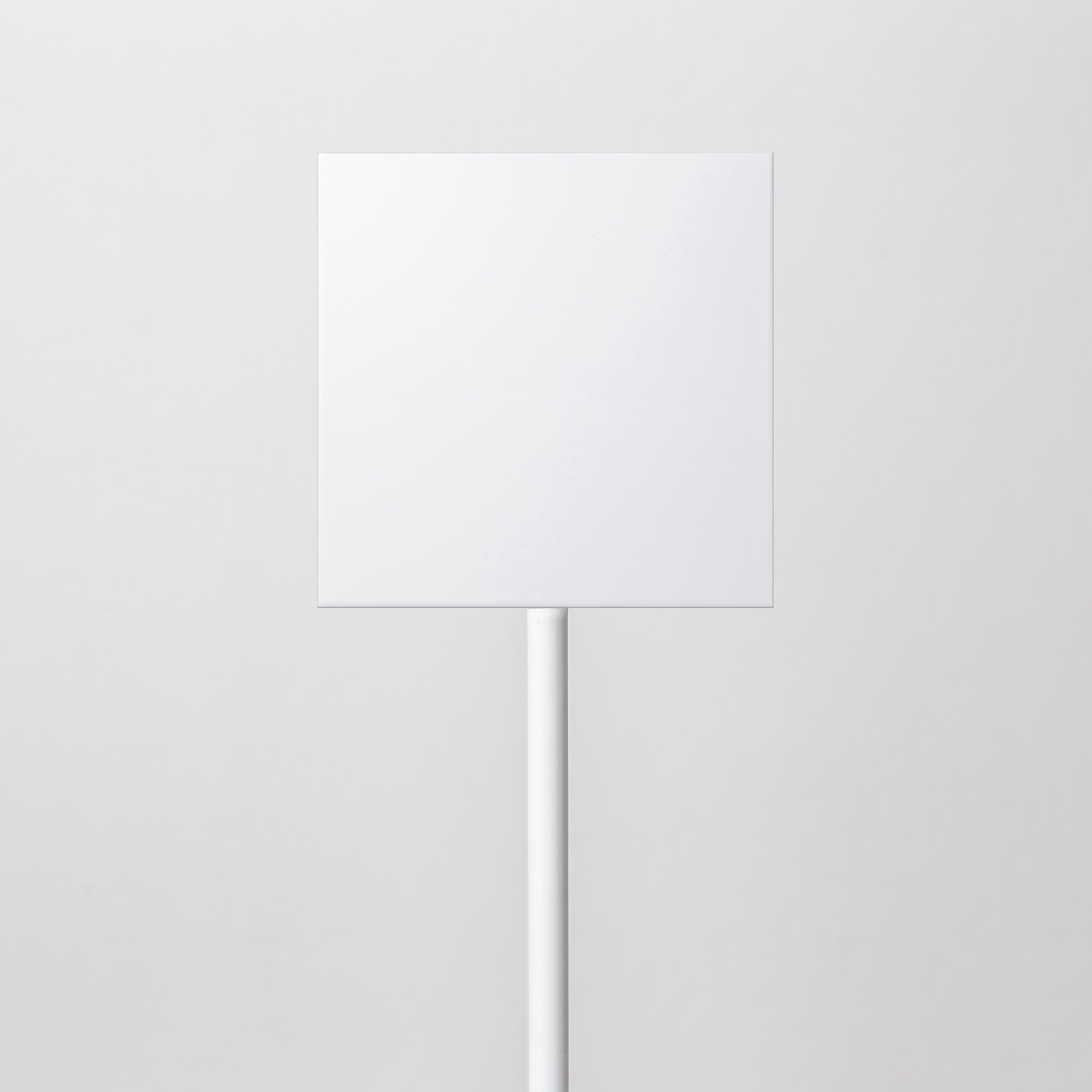 Pole Sign – WHITE