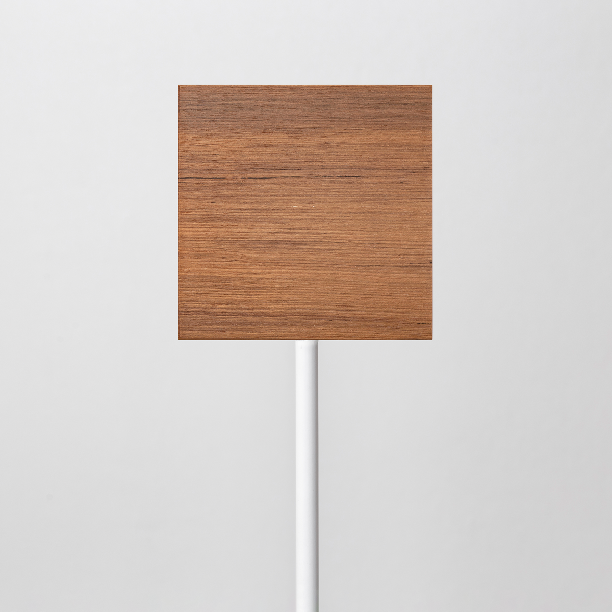 Pole sign - WHITE