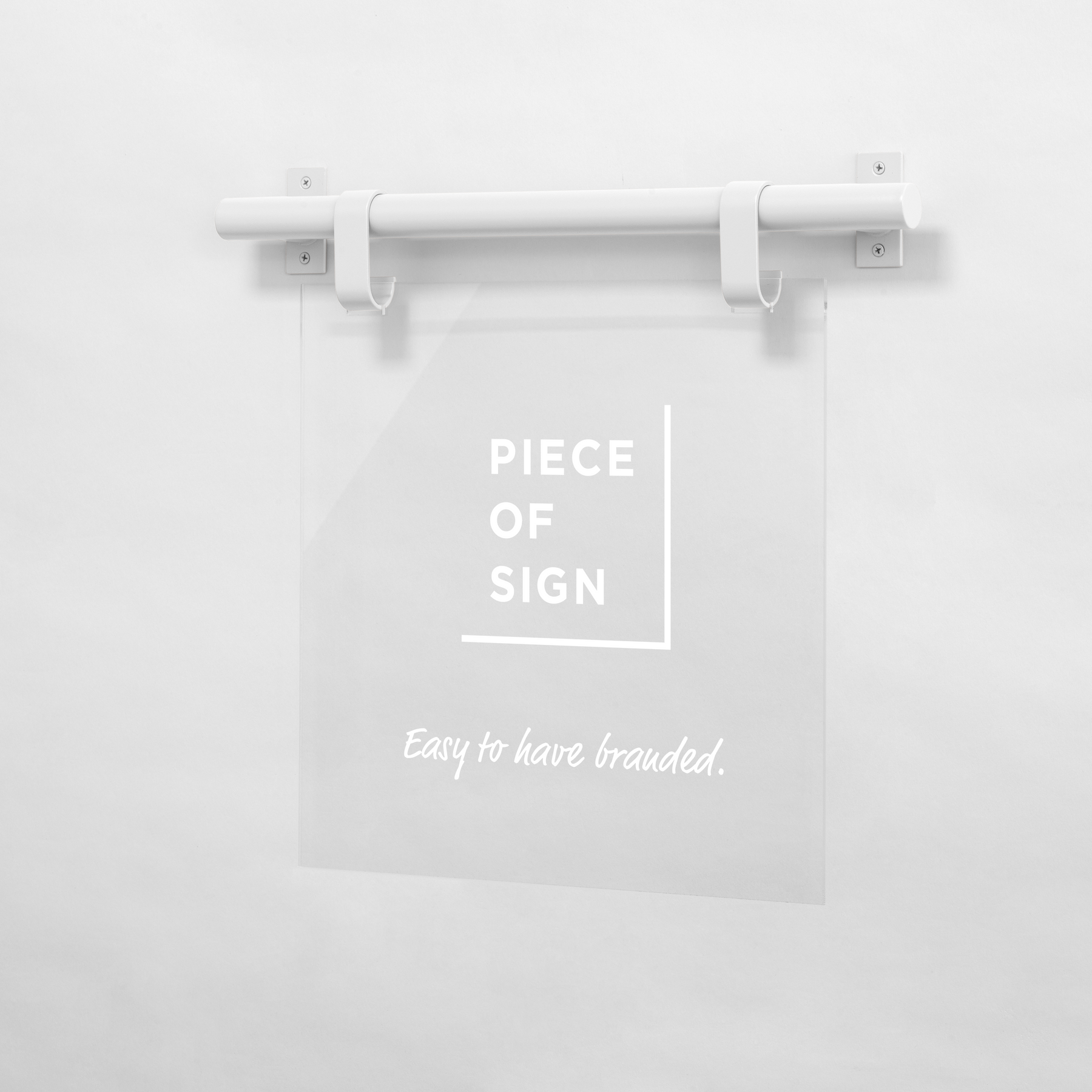 Hanging wall sign - SQUARE - 16" × 16"