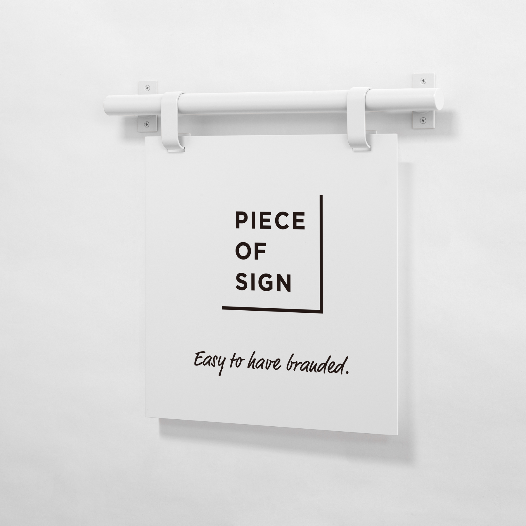 Hanging wall sign - SQUARE - 16" × 16"