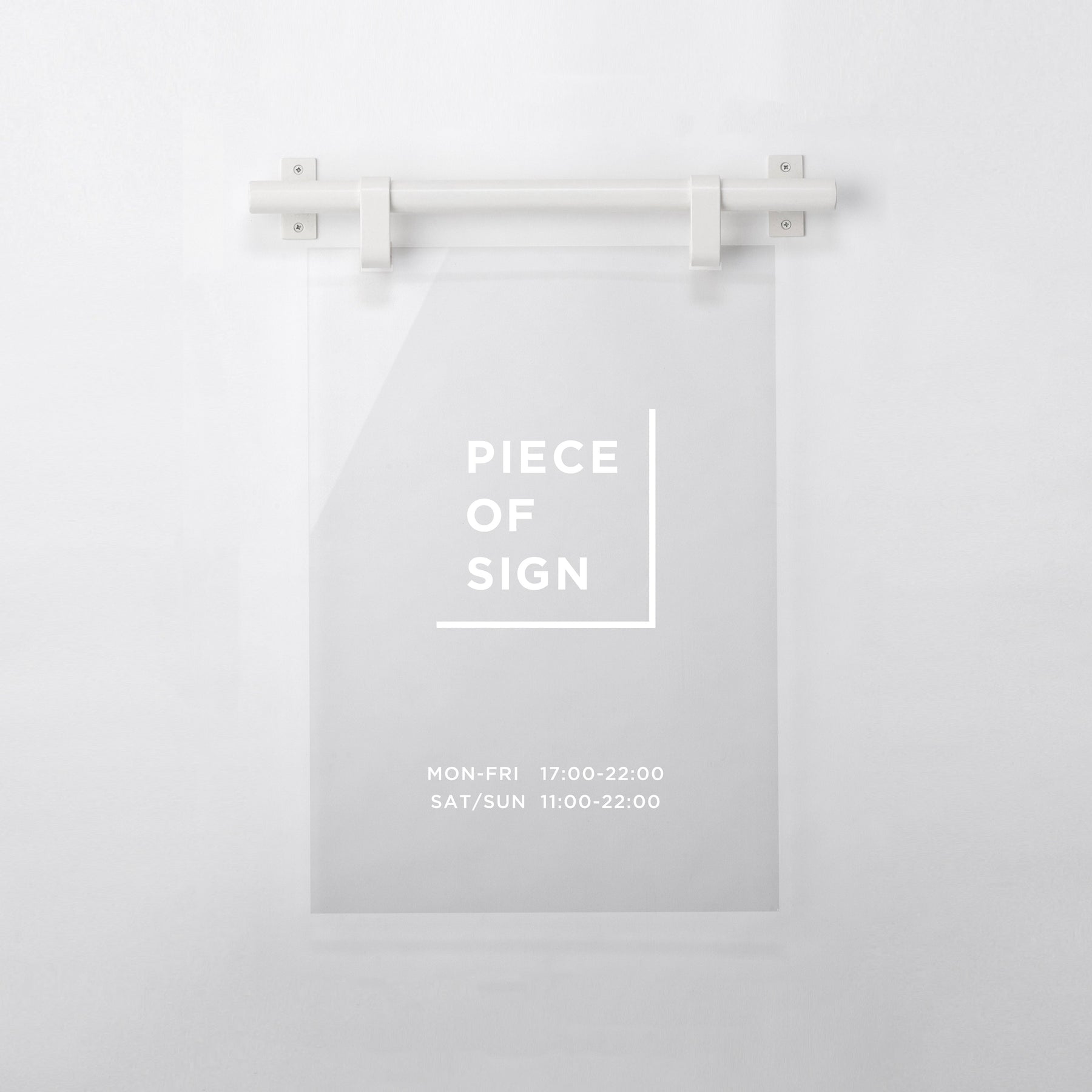 Hanging Wall Sign L-SIZE