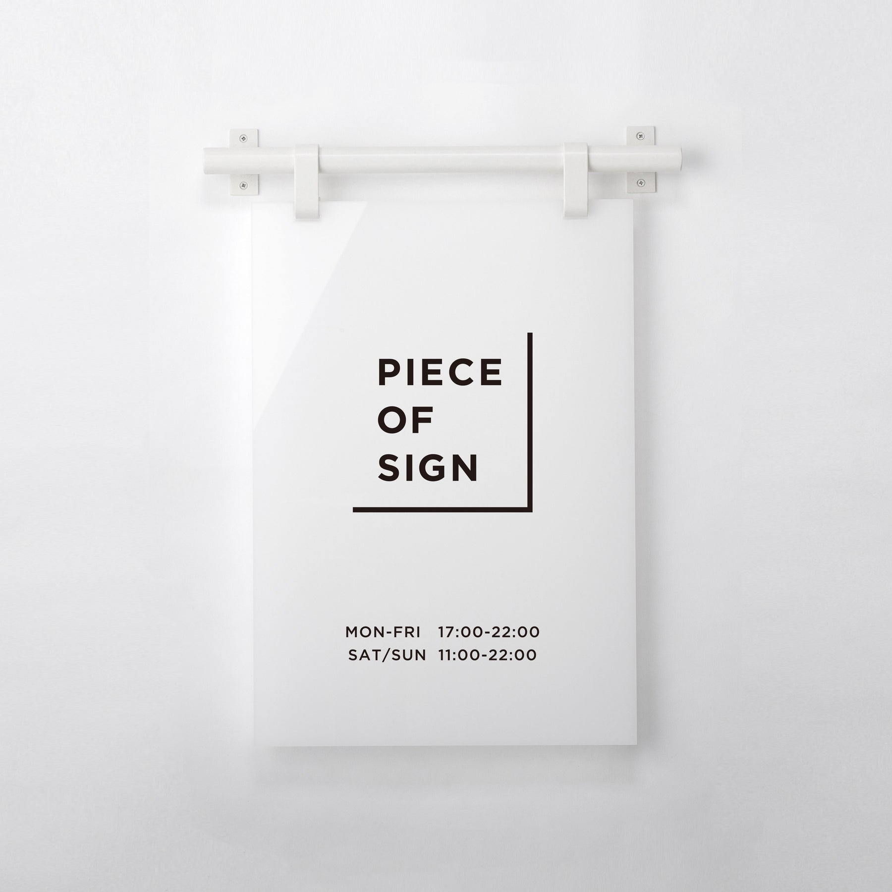Hanging Wall Sign L-SIZE