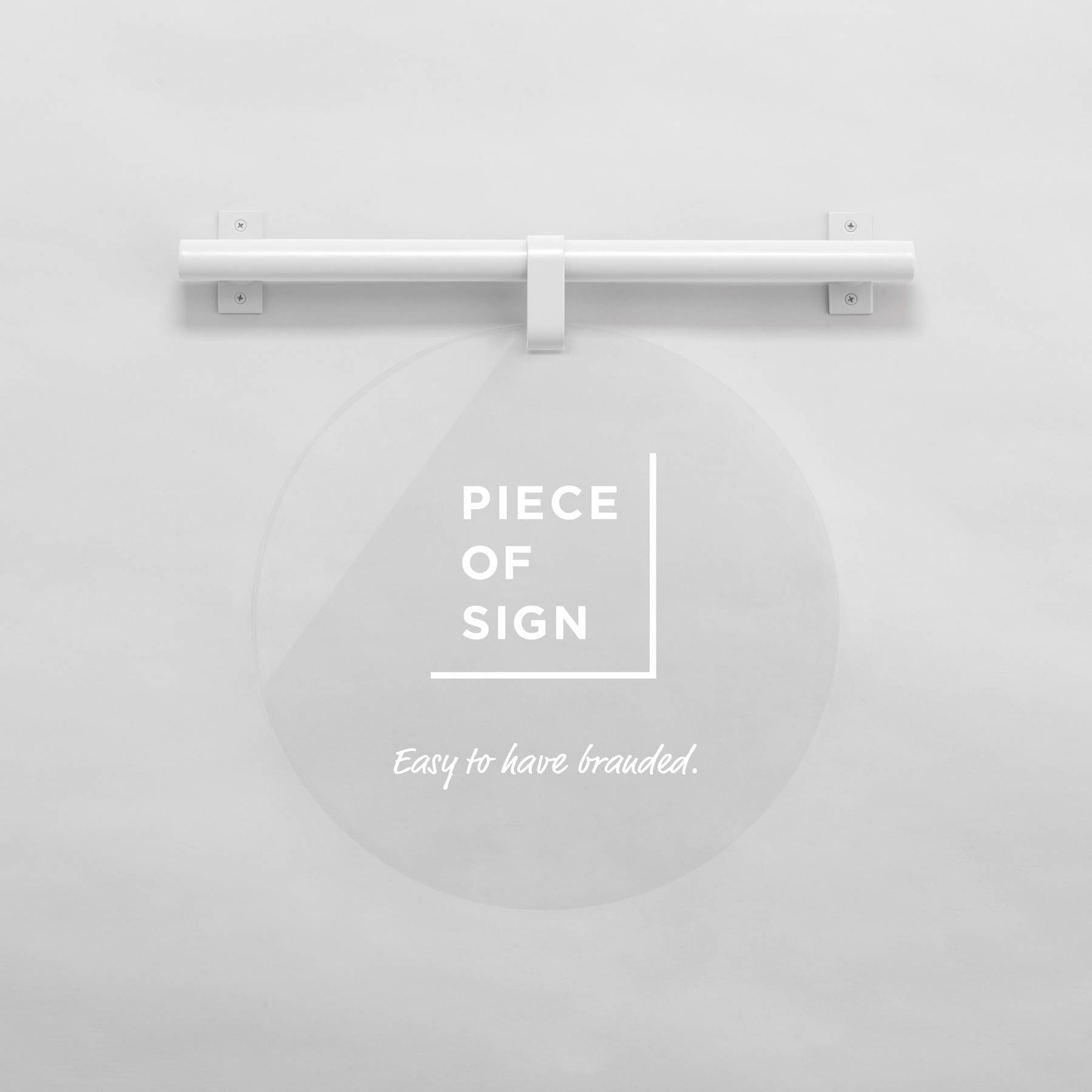 Hanging Wall Sign - ROUND - 16"