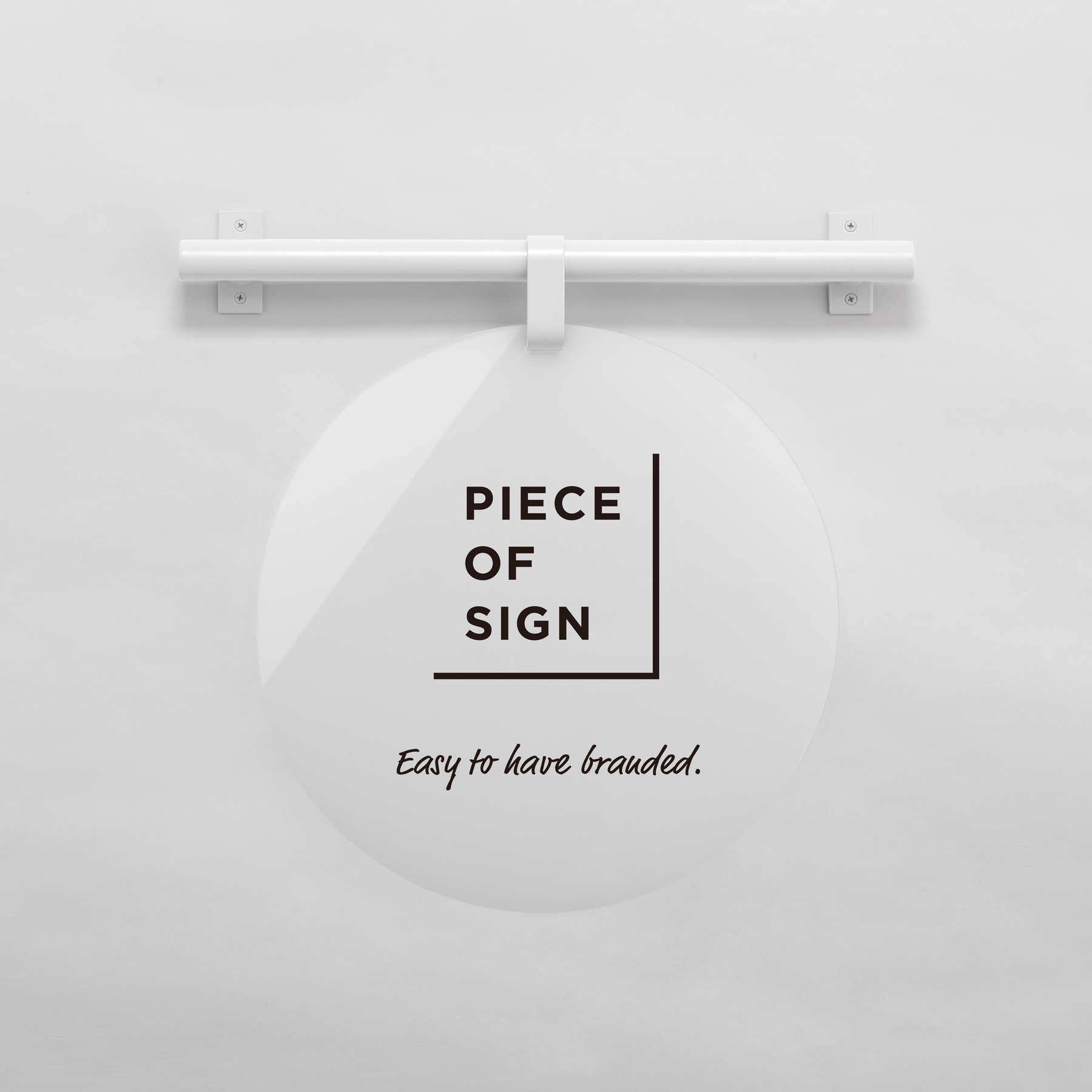 Hanging Wall Sign - ROUND - 16"