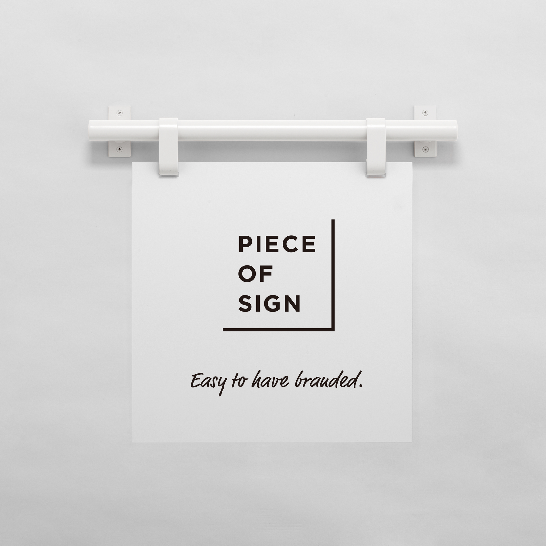 Hanging wall sign - SQUARE - 16" × 16"