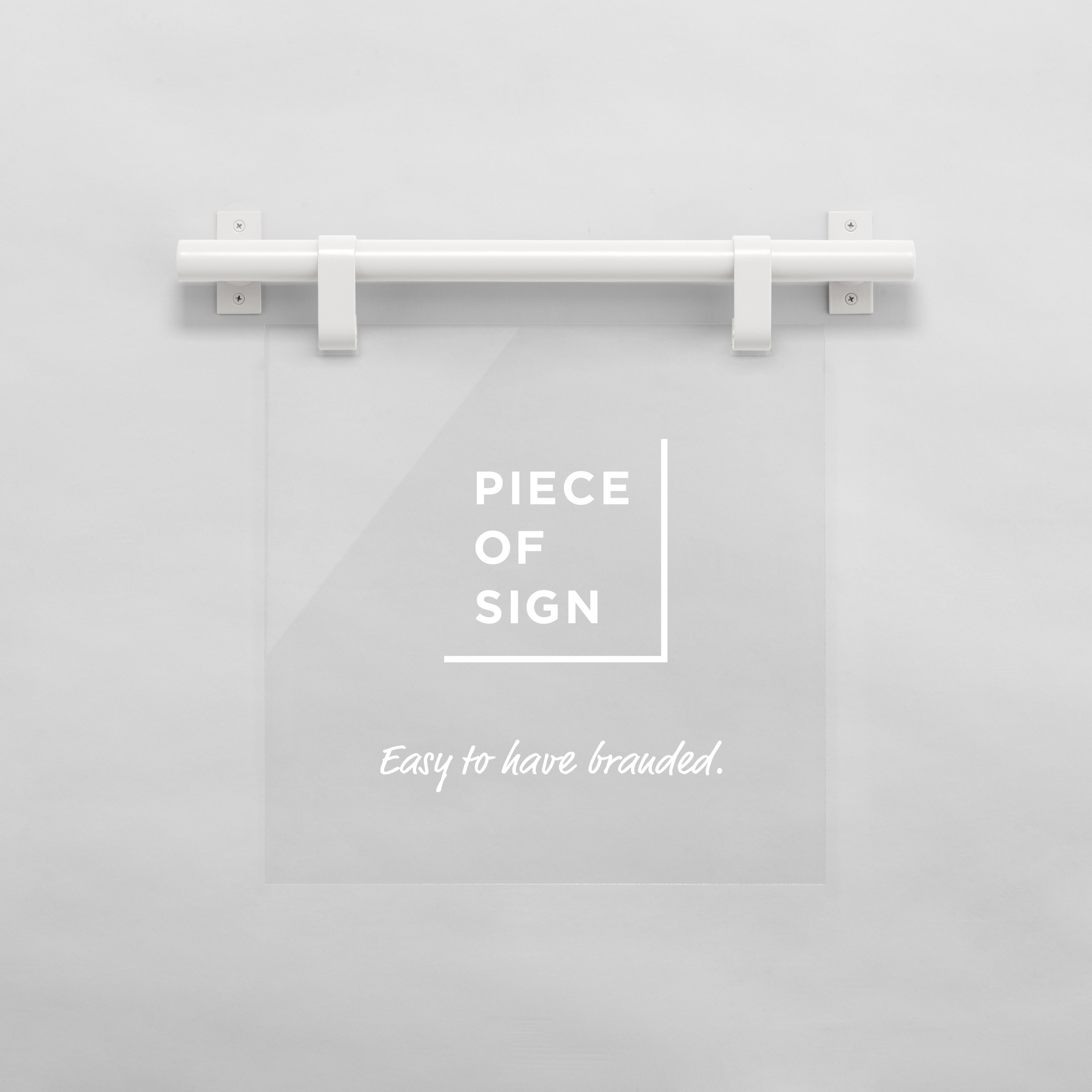 Hanging wall sign - SQUARE - 16" × 16"