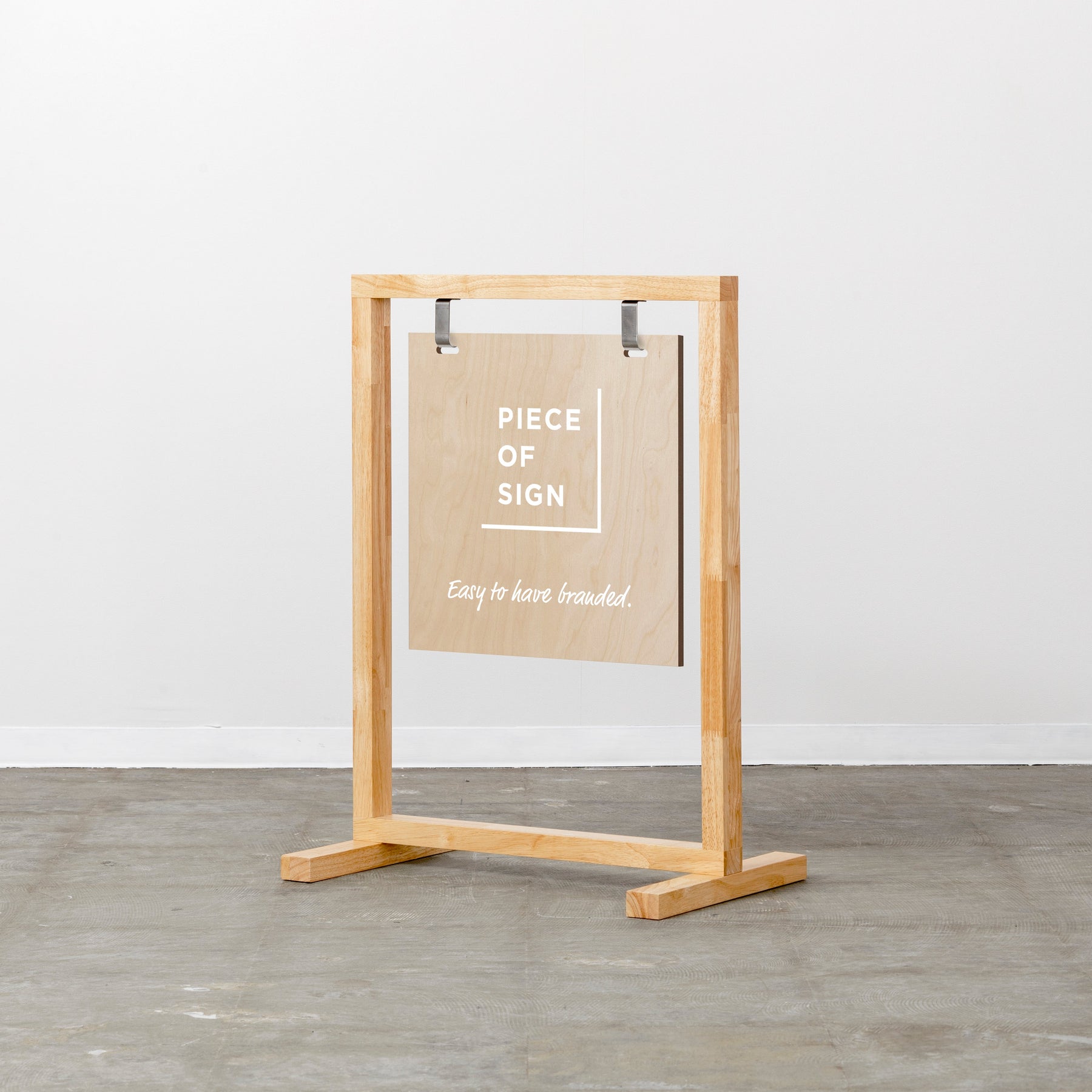 Wood Frame Sidewalk Sign