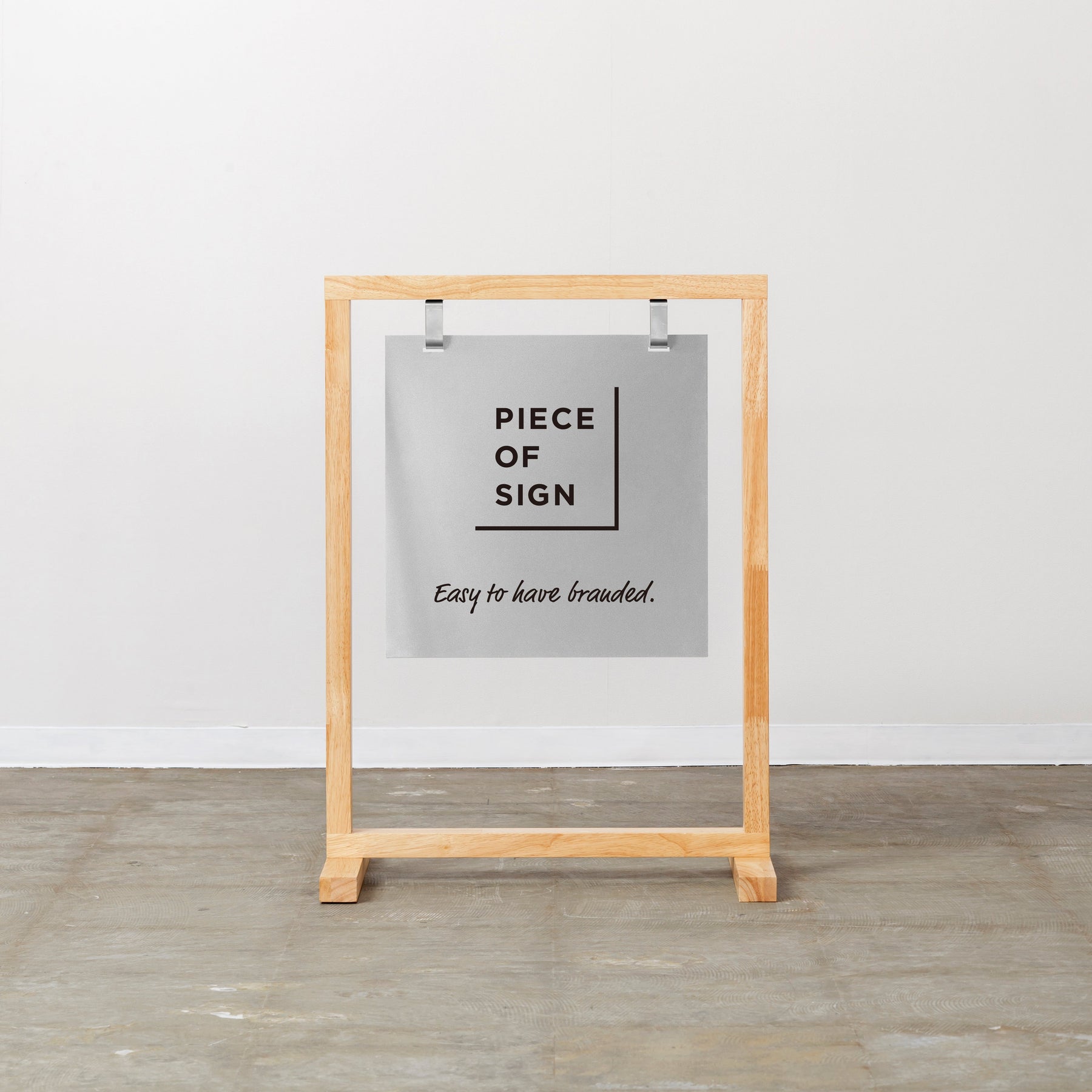 Wood Frame Sidewalk Sign