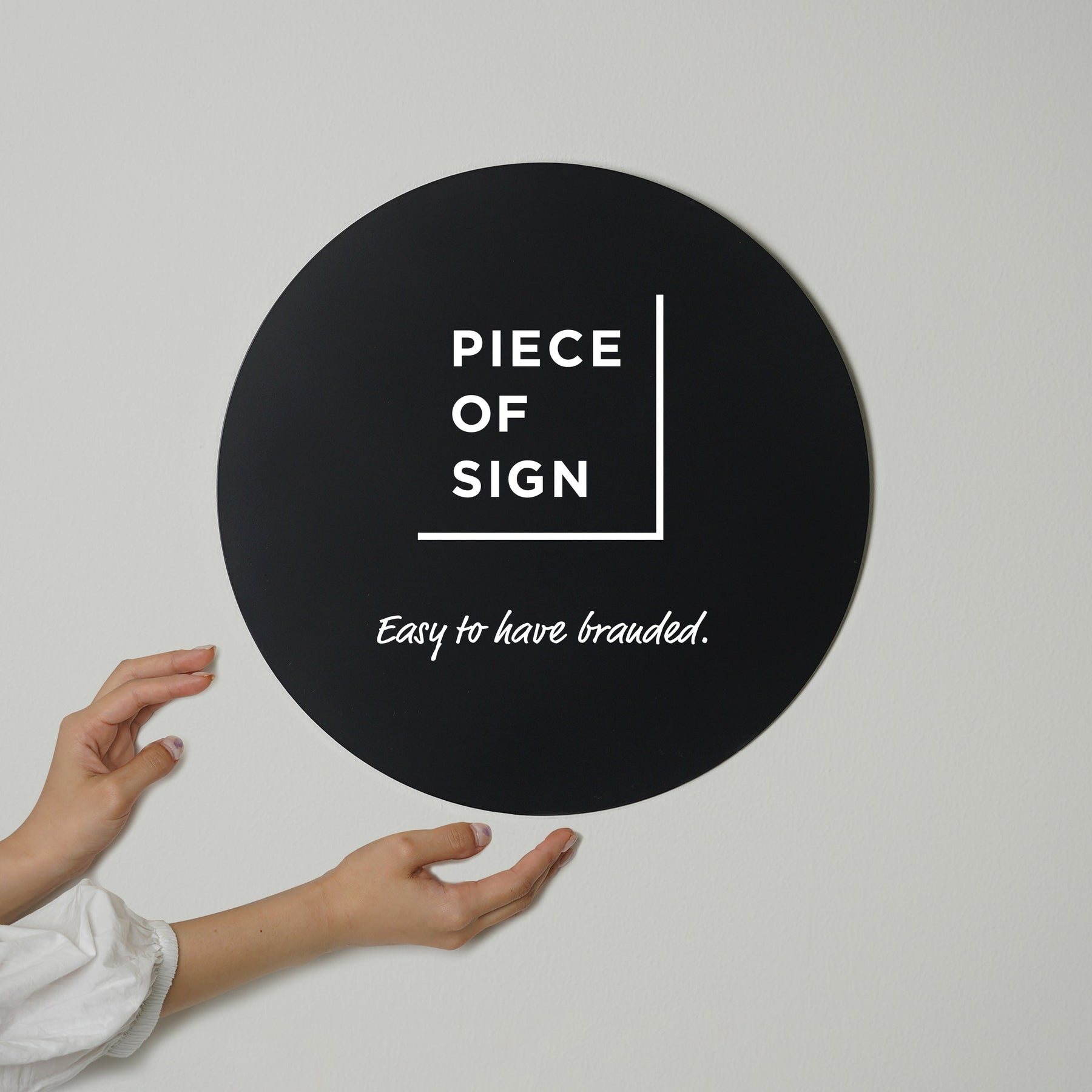 FLAT PLATE WALL SIGN