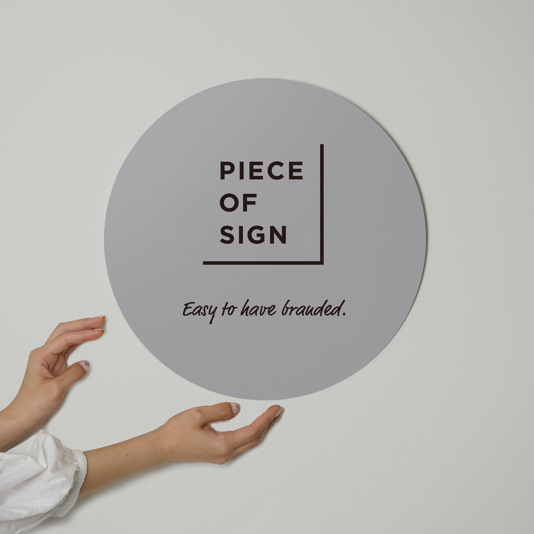 FLAT PLATE WALL SIGN