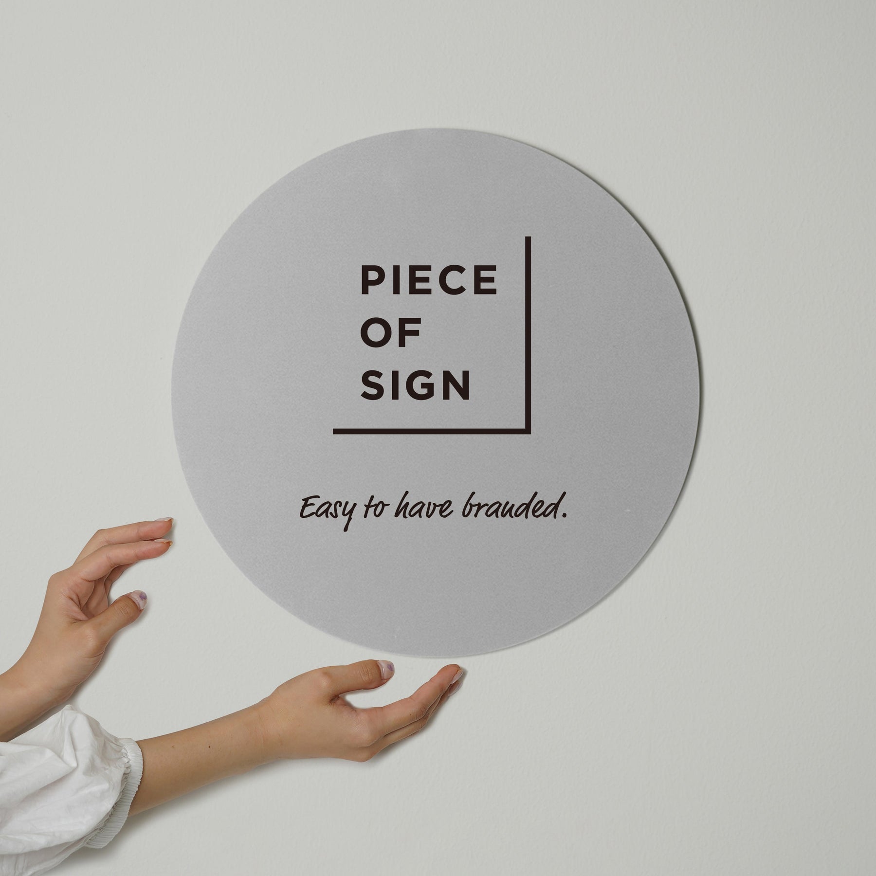 FLAT PLATE WALL SIGN