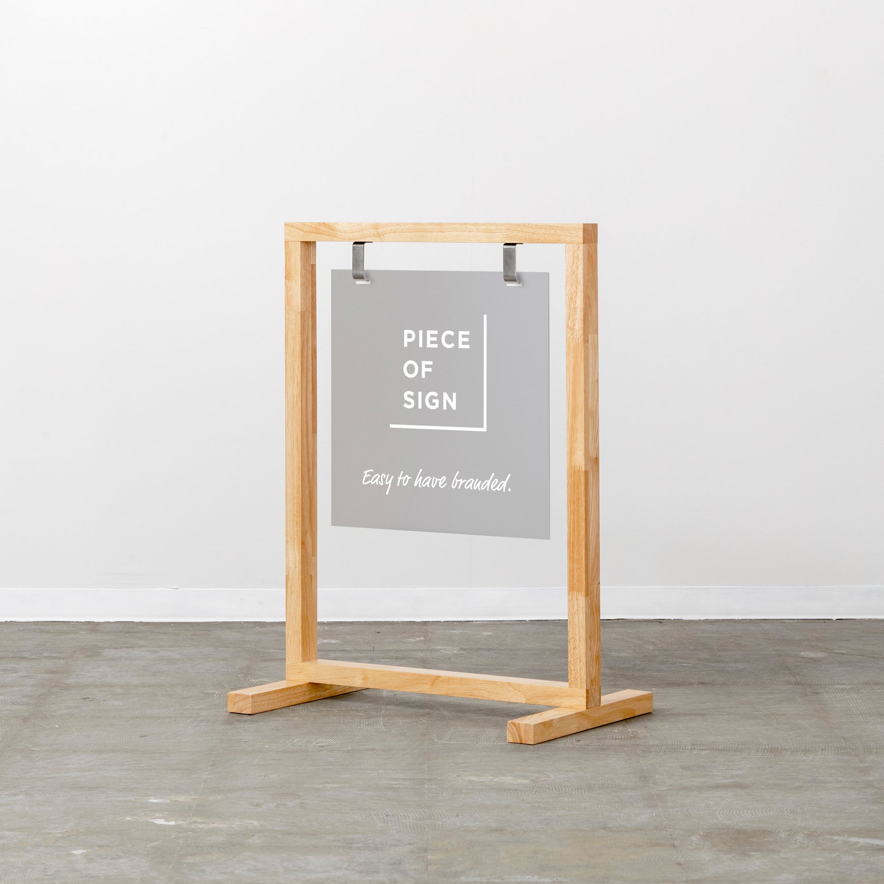 Wood Frame Sidewalk Sign